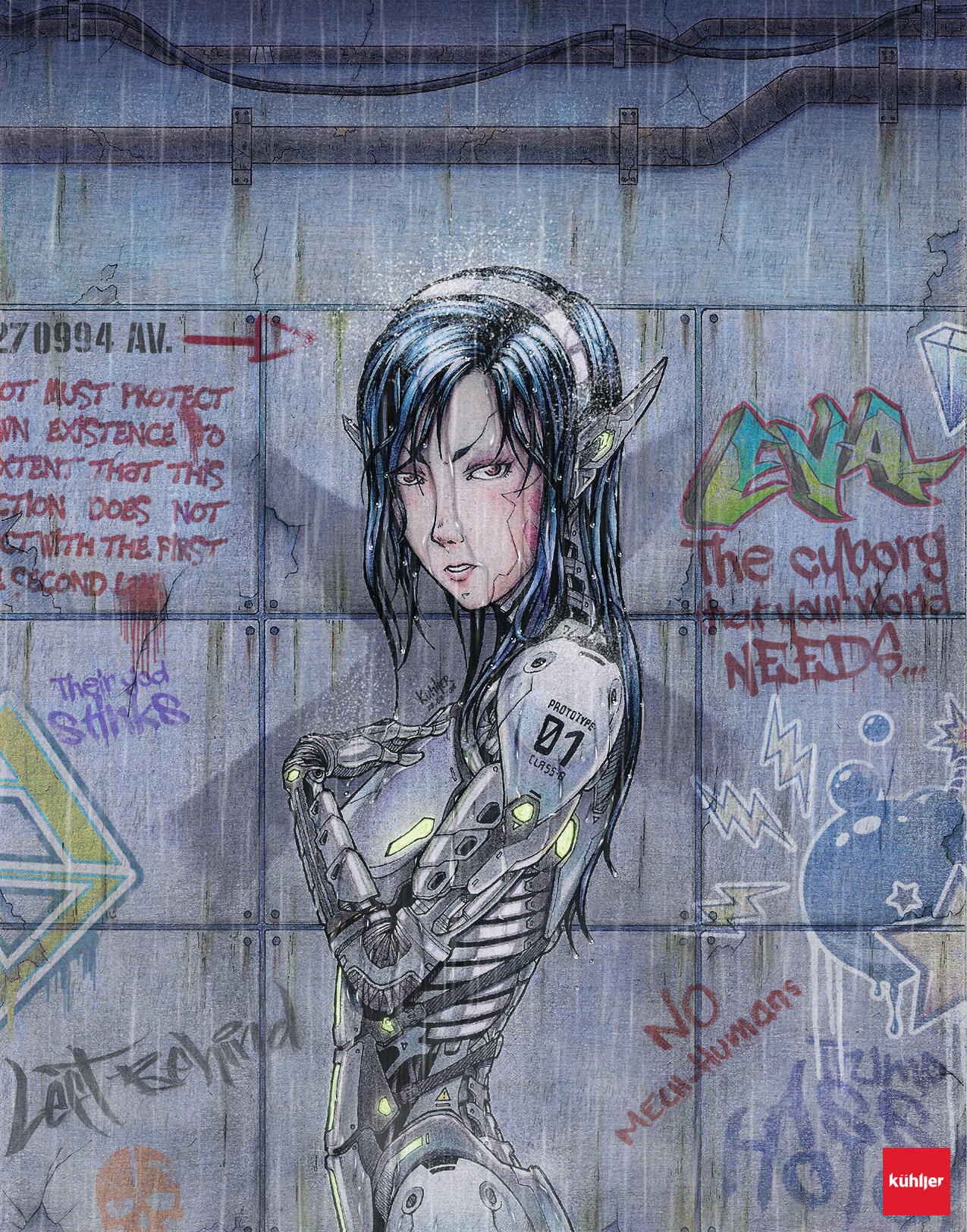 ArtStation - Cyborg Avenger - Eva