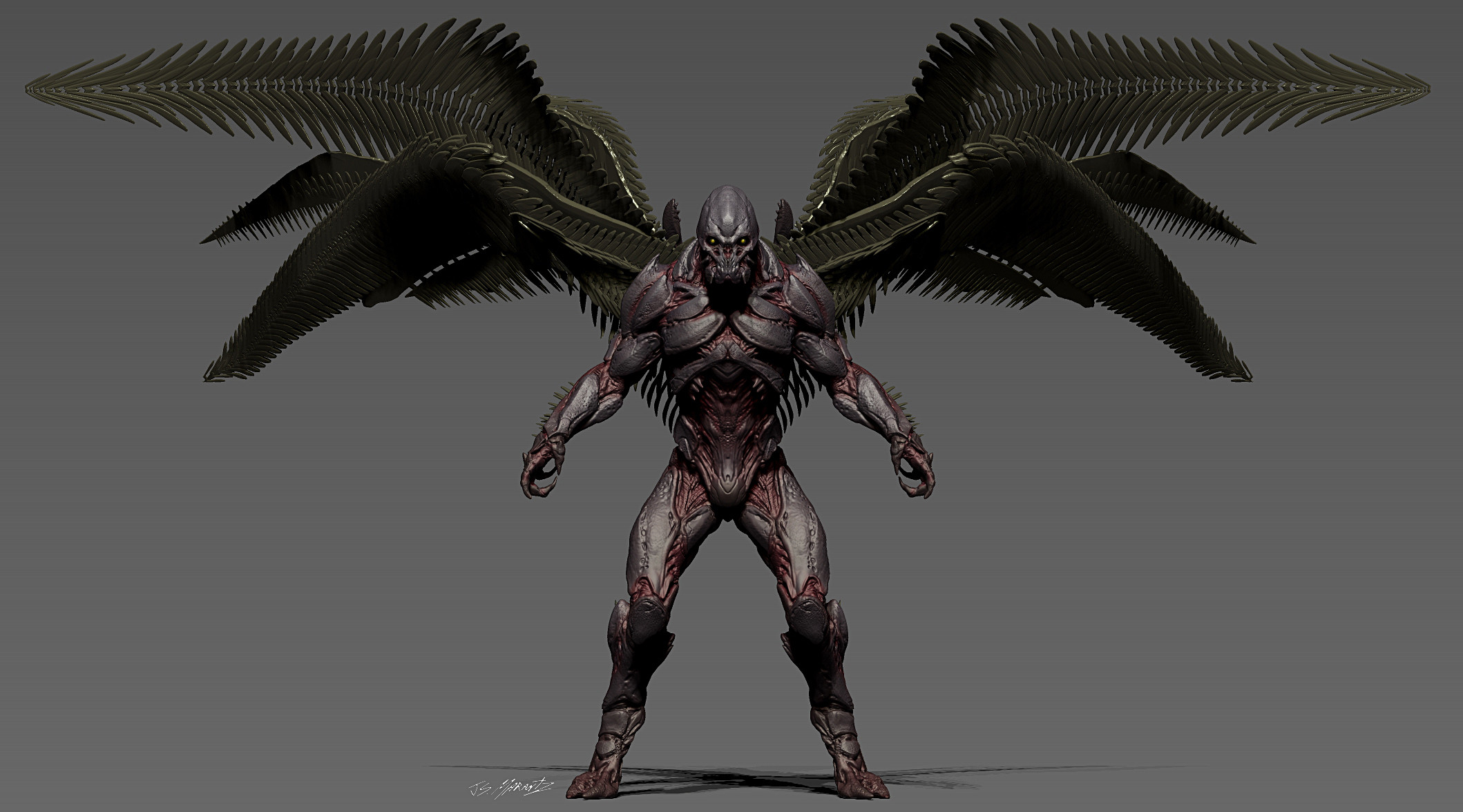 Jerad Marantz - Parademon exploration for Justice League