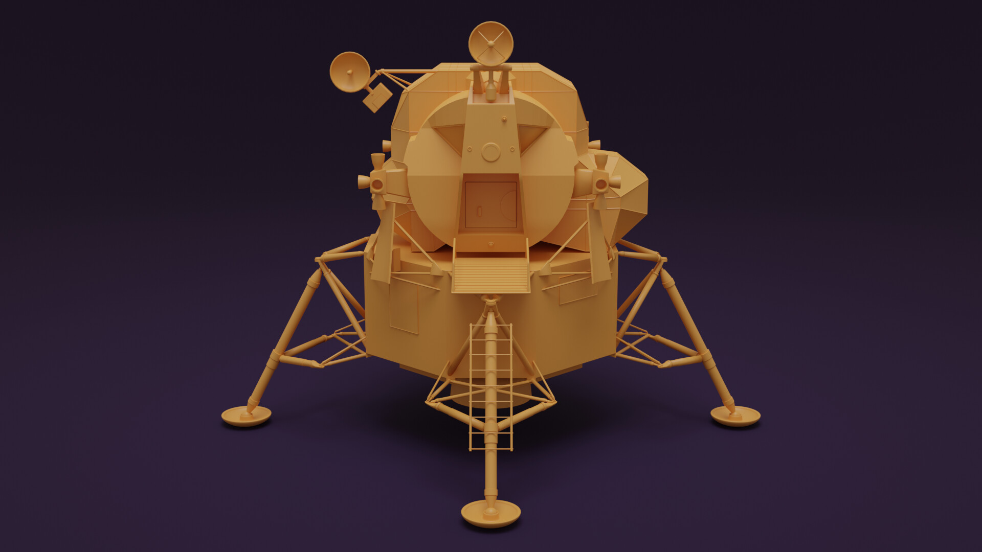 ArtStation - Apollo 11 lunar module