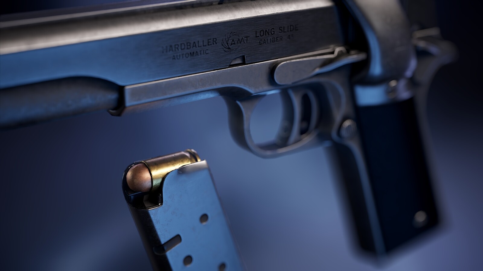 james towne - .45 longslide, with laser sighting