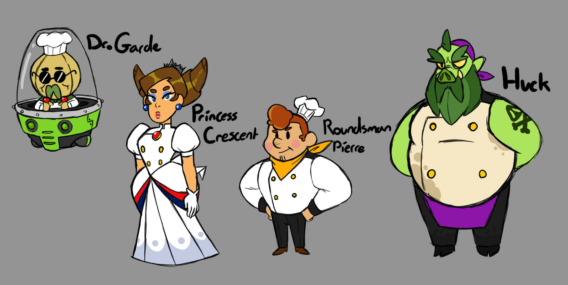 ArtStation - Chef Knight character designs