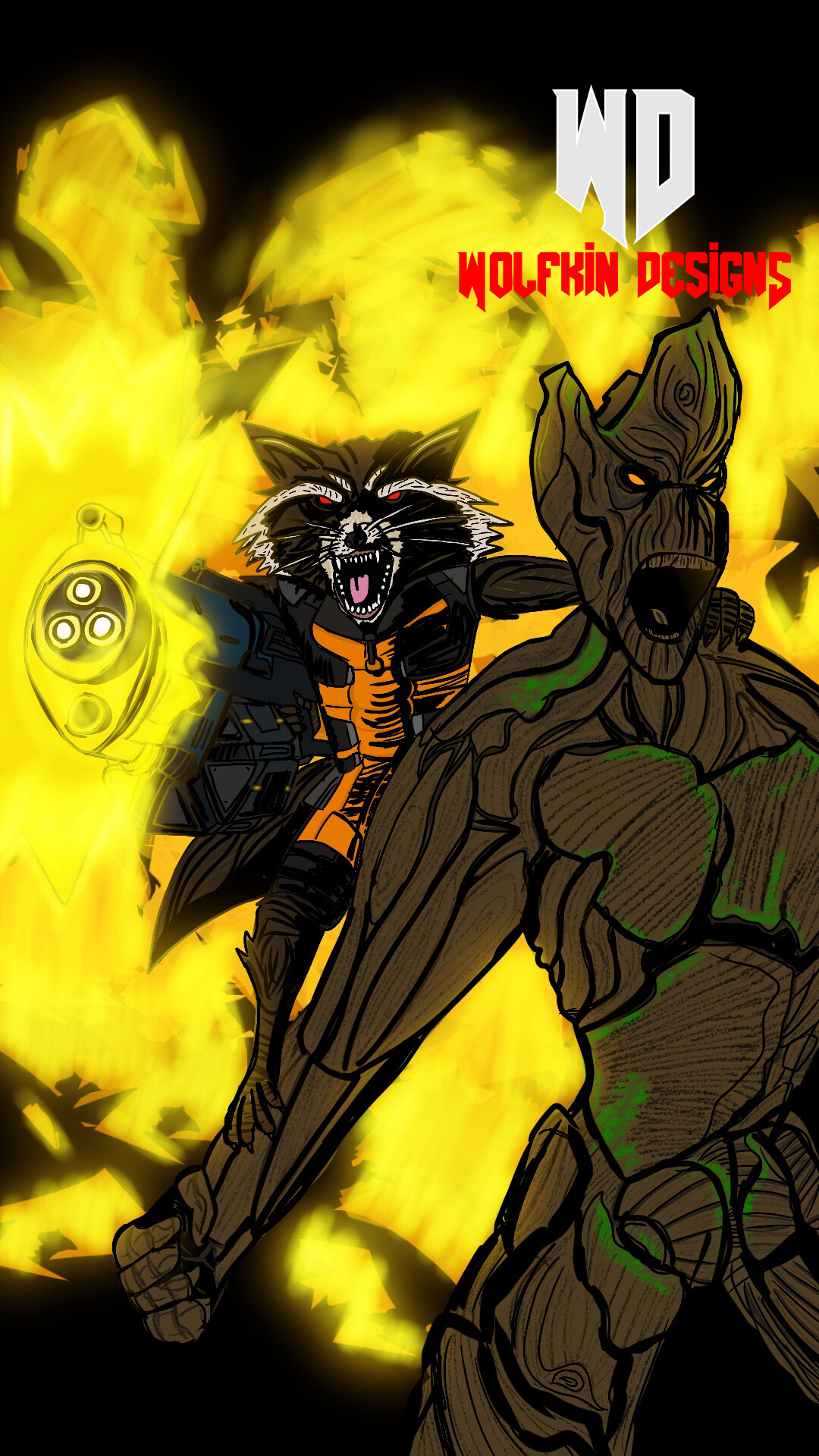 ArtStation - Rocket & Groot