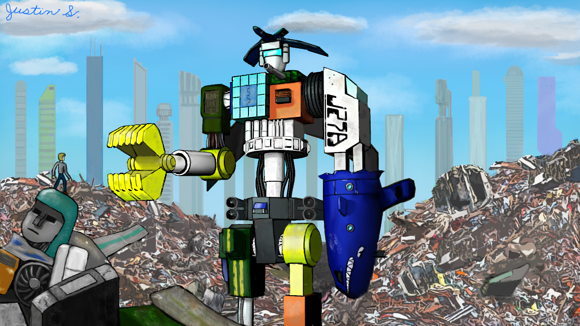 ArtStation - Junkbot 2D / 3D Art