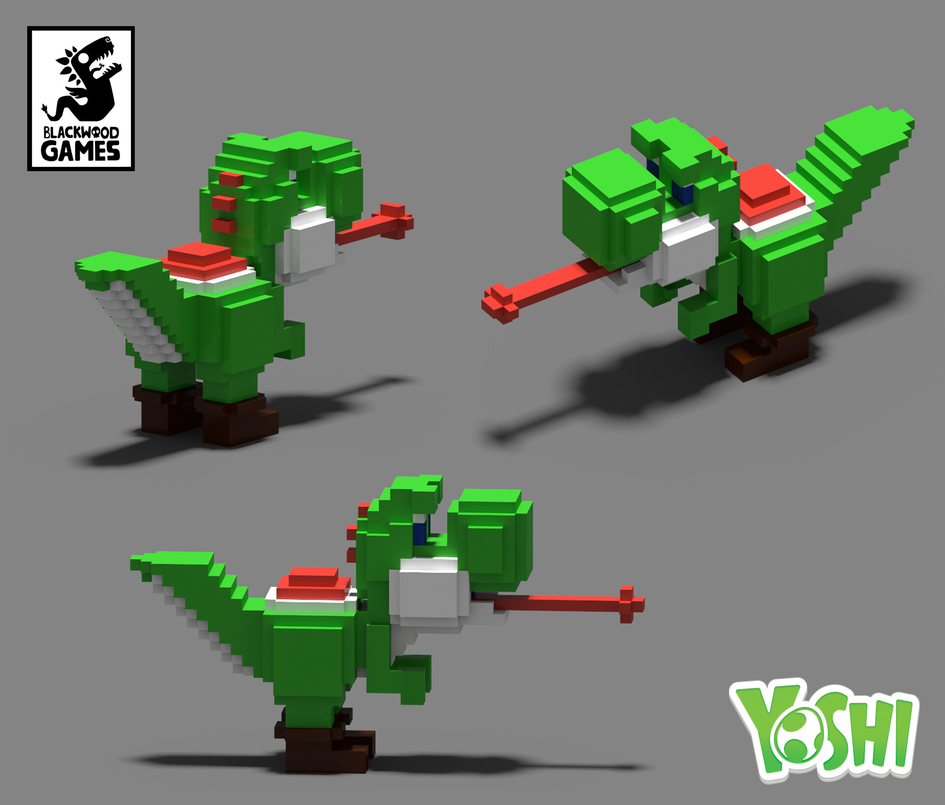 Blade Blackwood - Yoshi VoxelArt