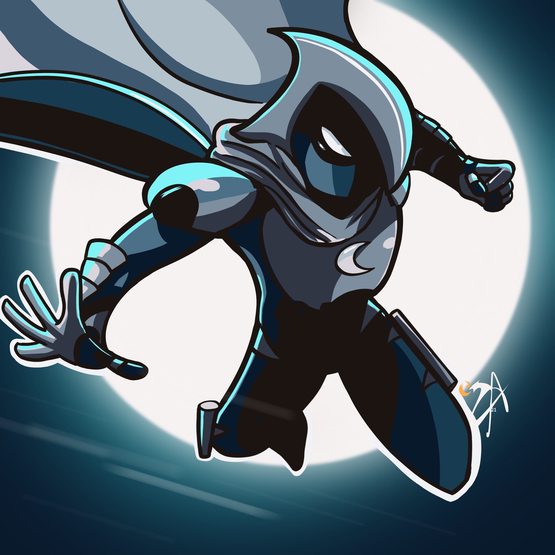 ArtStation - Moon Knight Fan Art