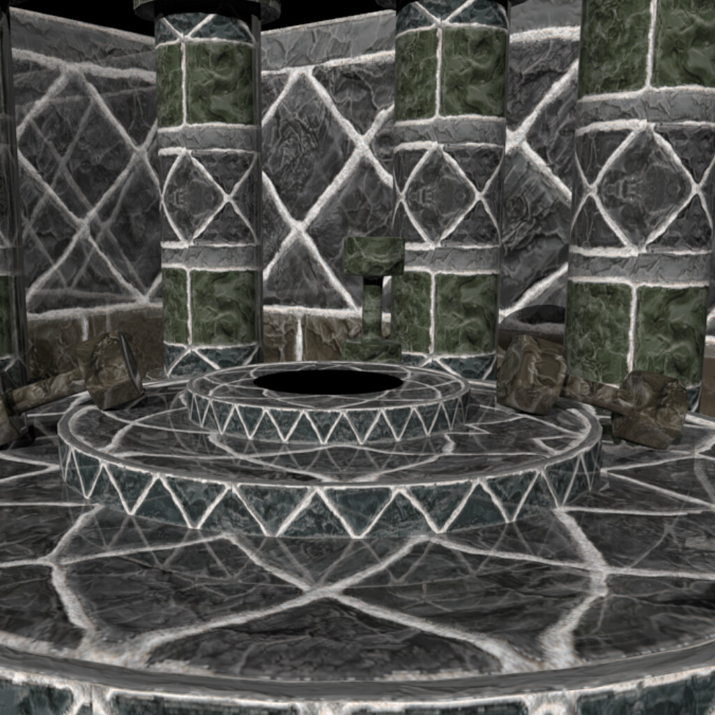 ArtStation - Stone Texture Trim Sheet