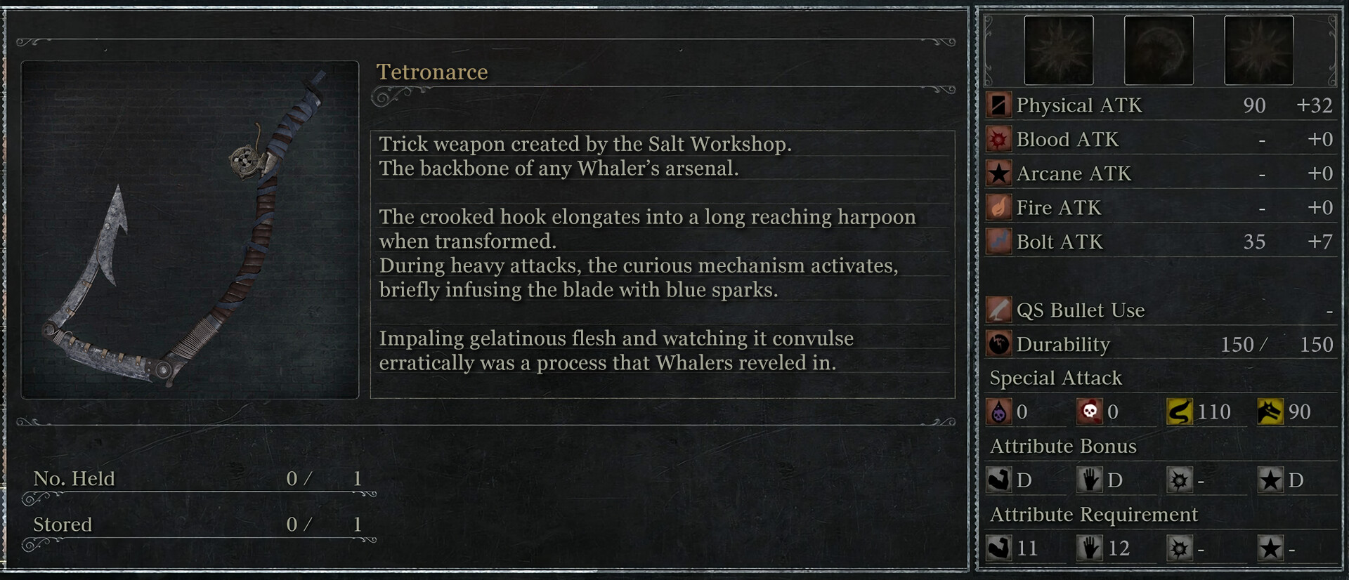 Joe M - Tetronarce - Trick Weapon Design