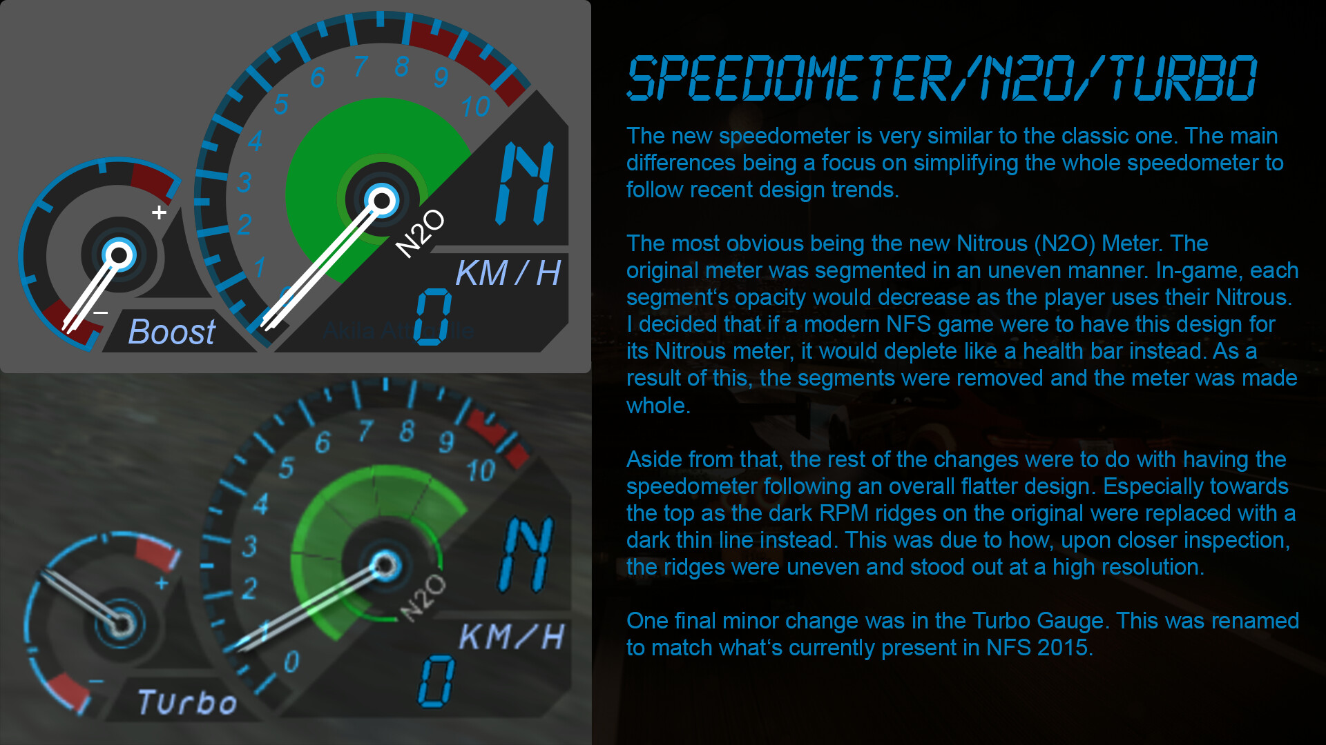 Akila Attygalle - NFS 2015 X Underground UI/HUD Concept & Analysis