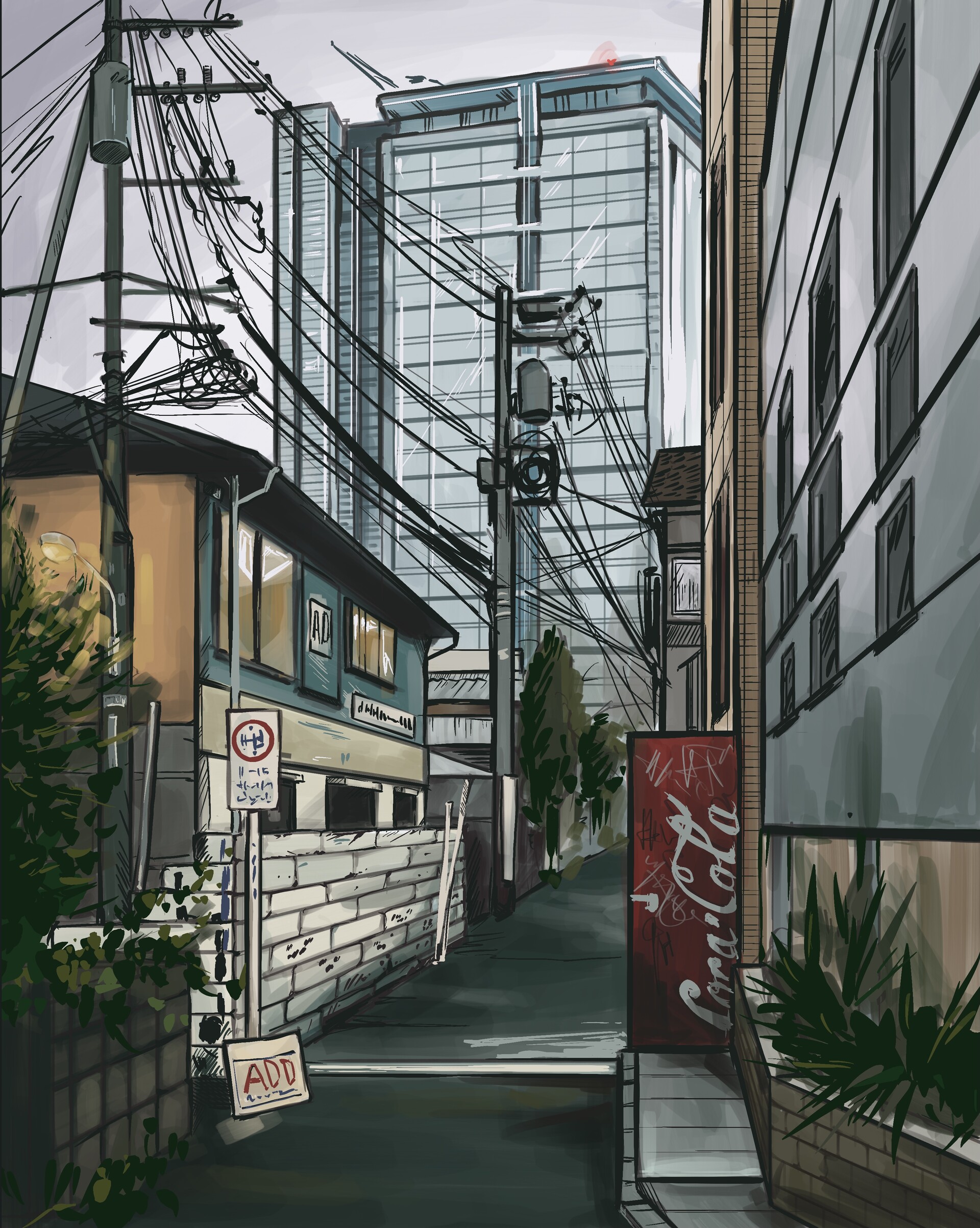 ArtStation - angular_perspective_exterior