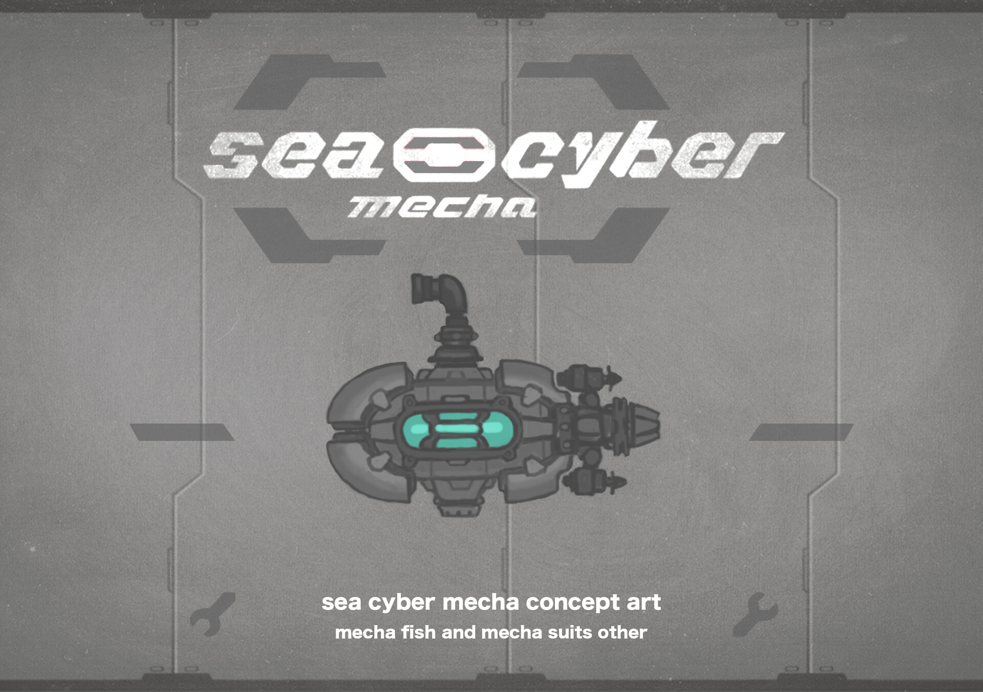 ArtStation - sea cyber mecha illustration