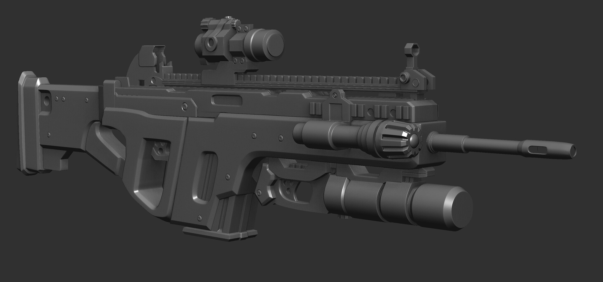 ArtStation - Assault Rifle