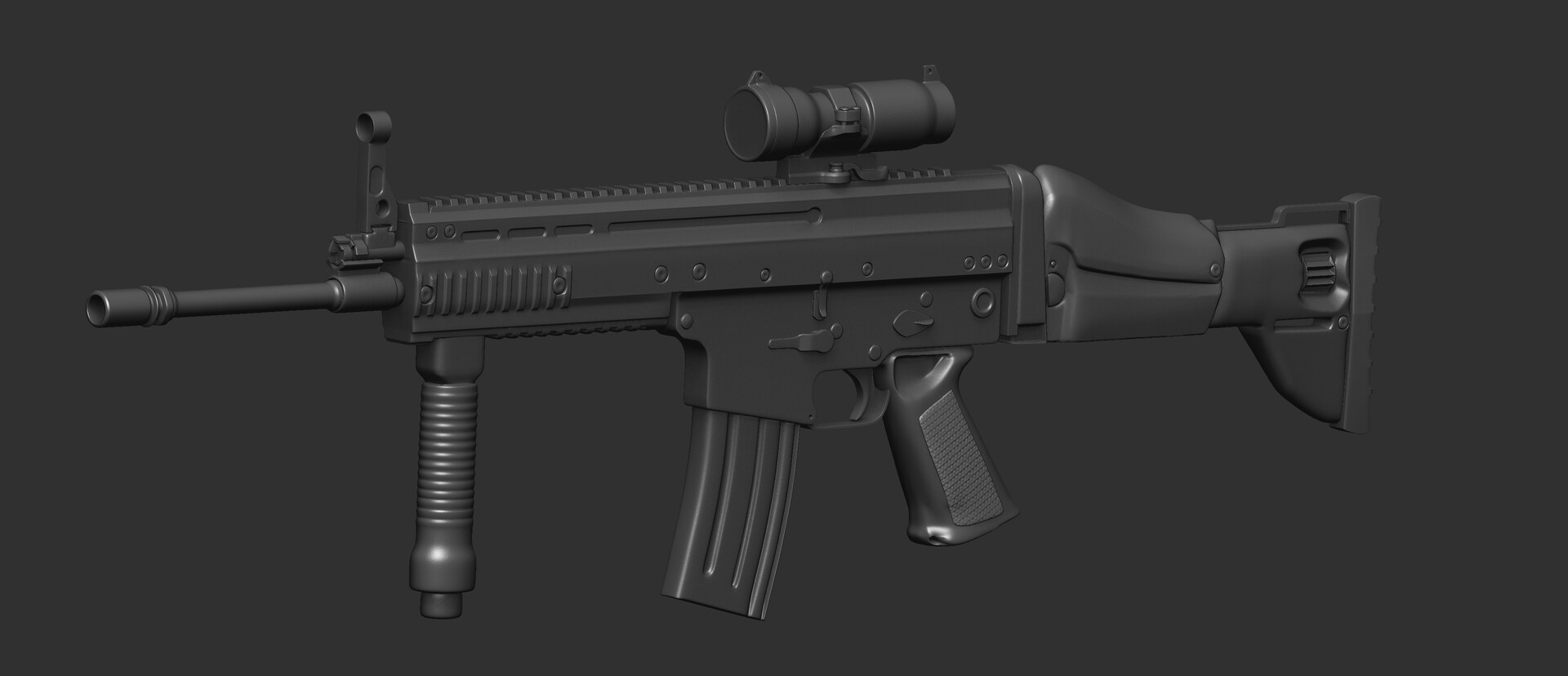 ArtStation - Scar light Riffle