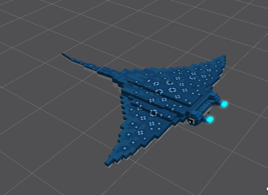 ArtStation - Voxel art - Stingray