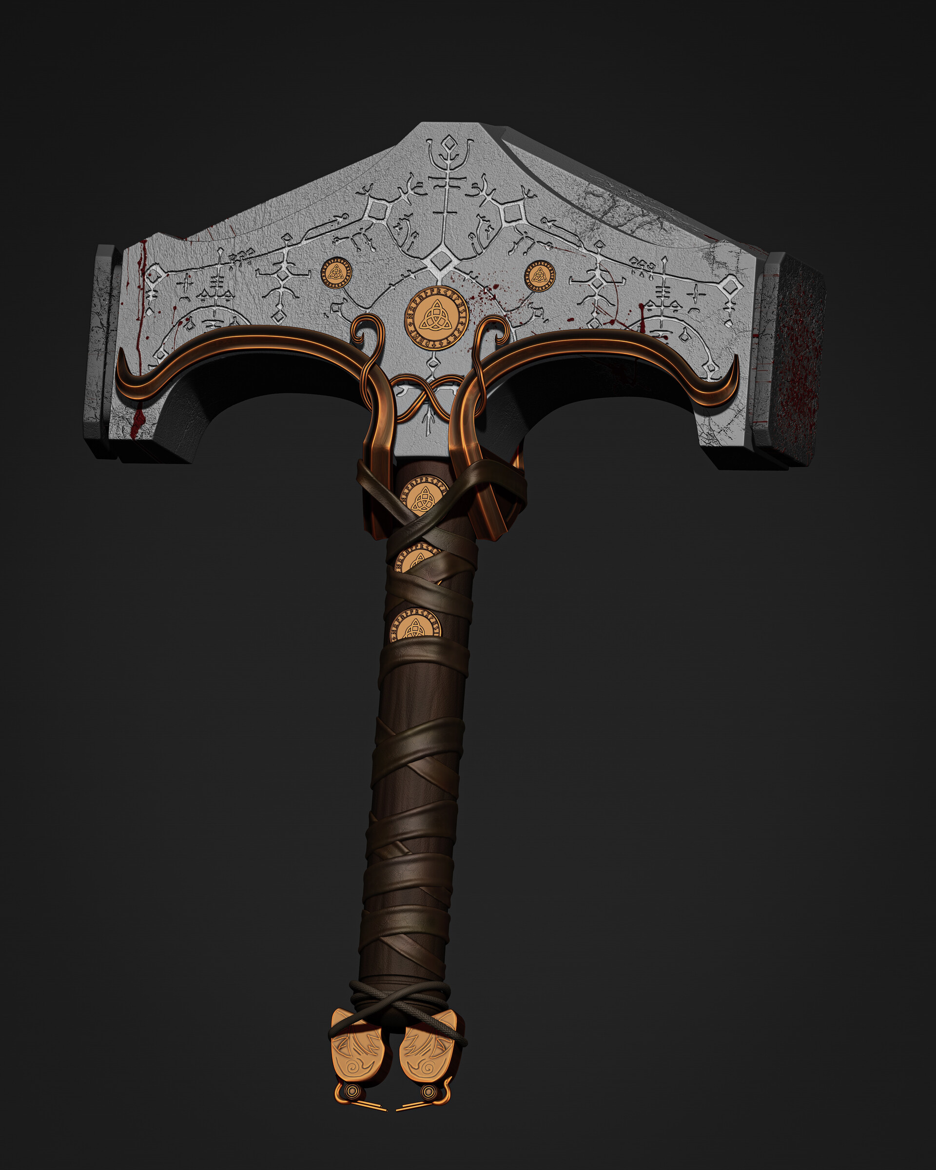 ArtStation - Mjolnir (God of War)