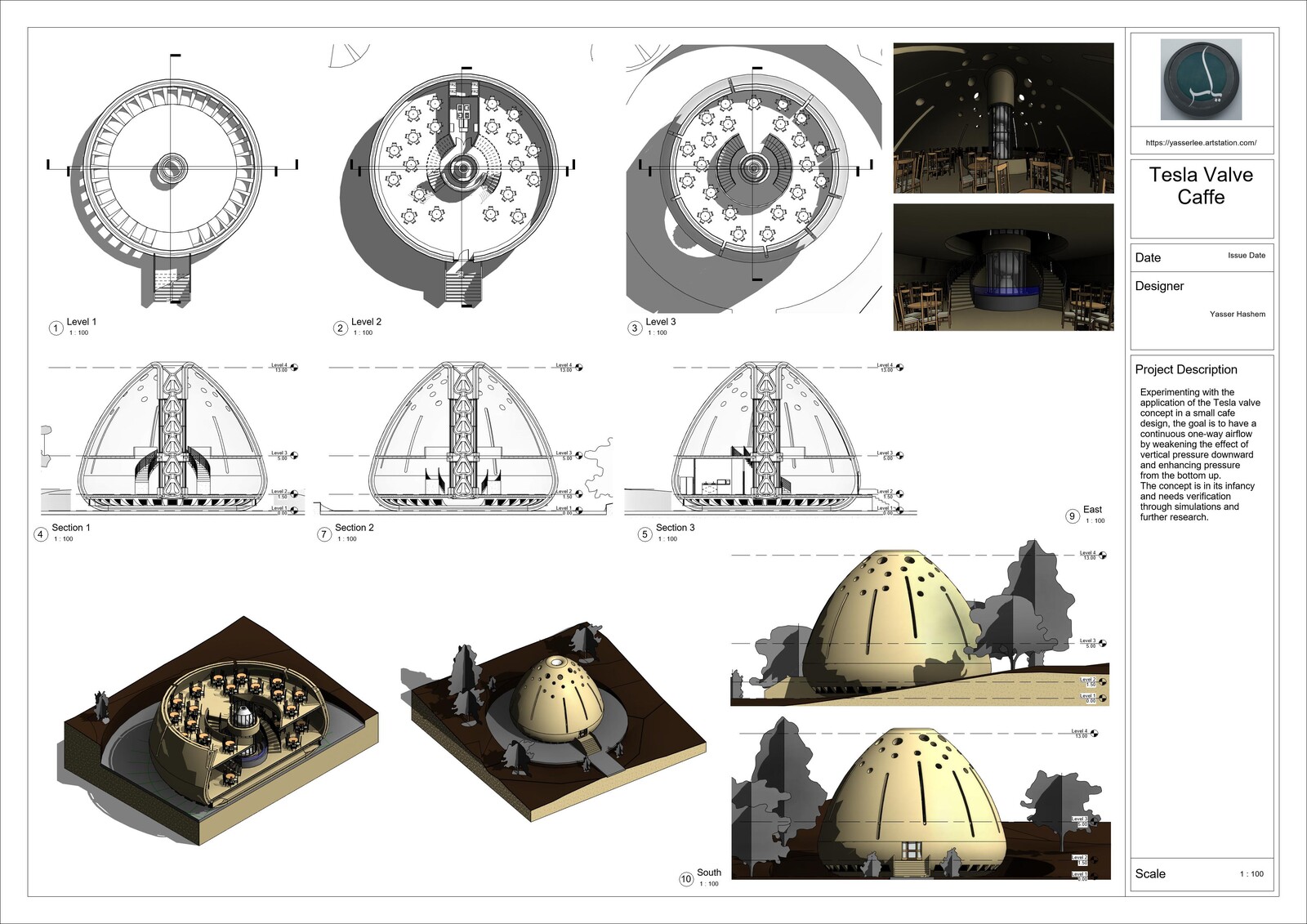 Yasser Hashem - Tesla Valve Cafe