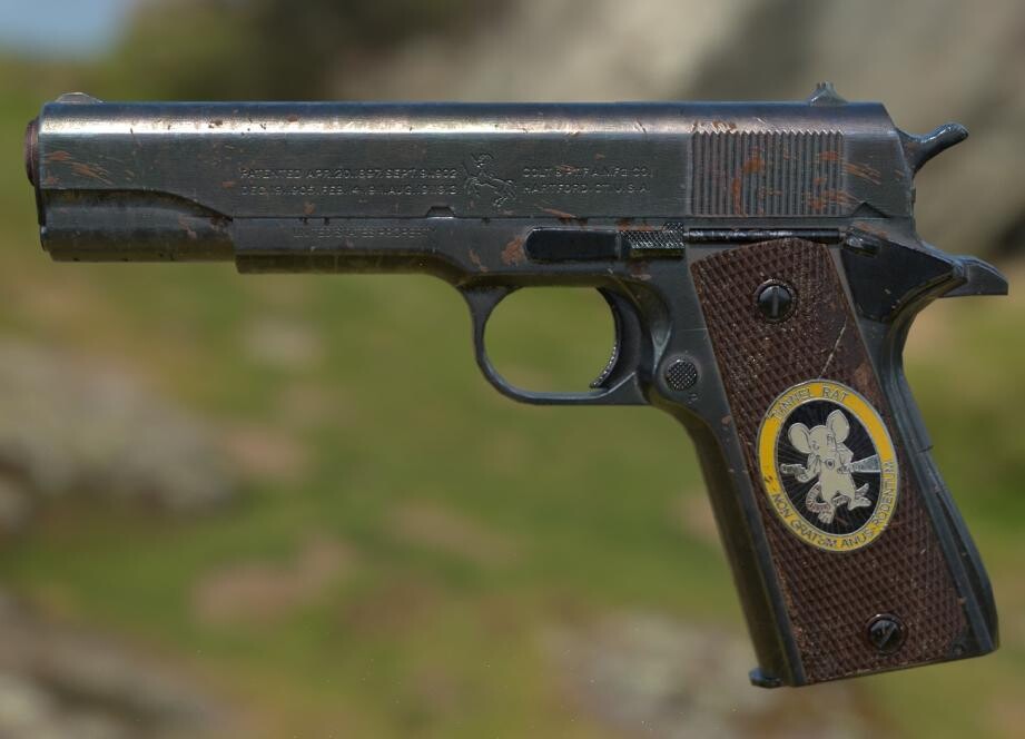 Natalie Asport - M1911A1 Pistol Tunnel Rat Variant