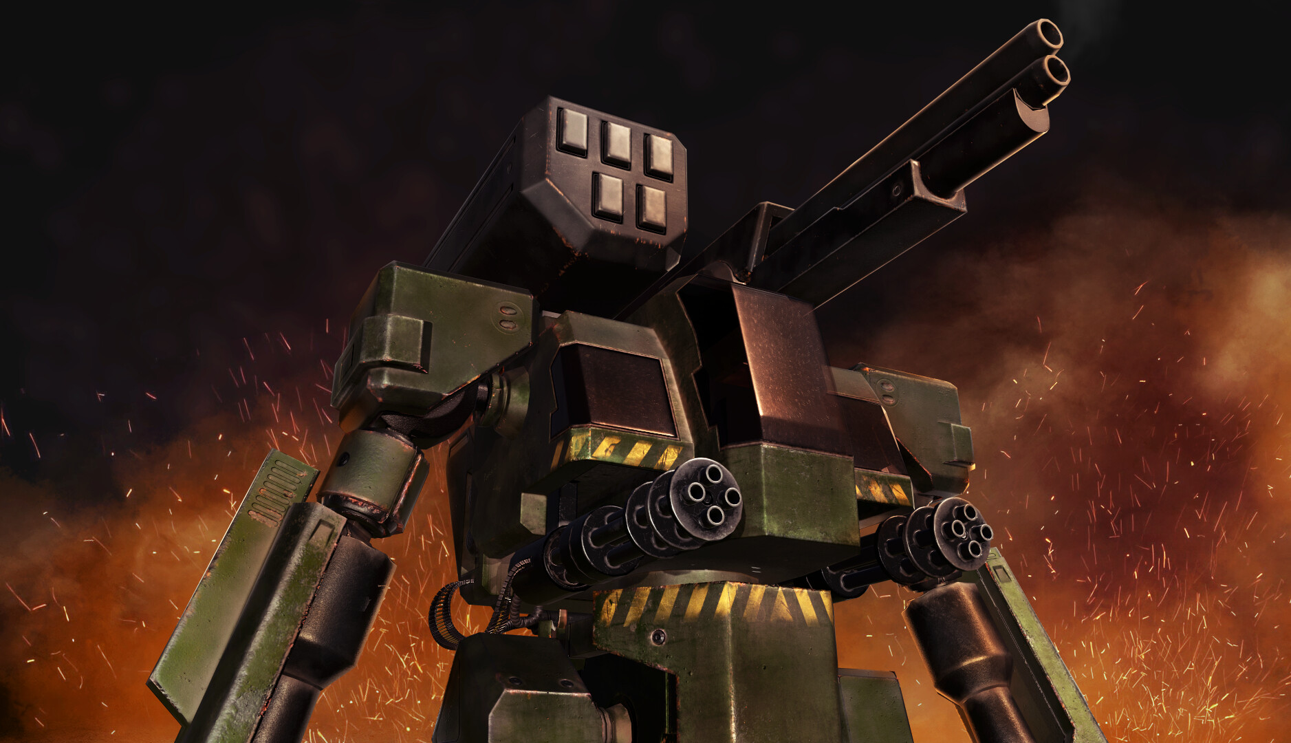 ArtStation - Battle mecha