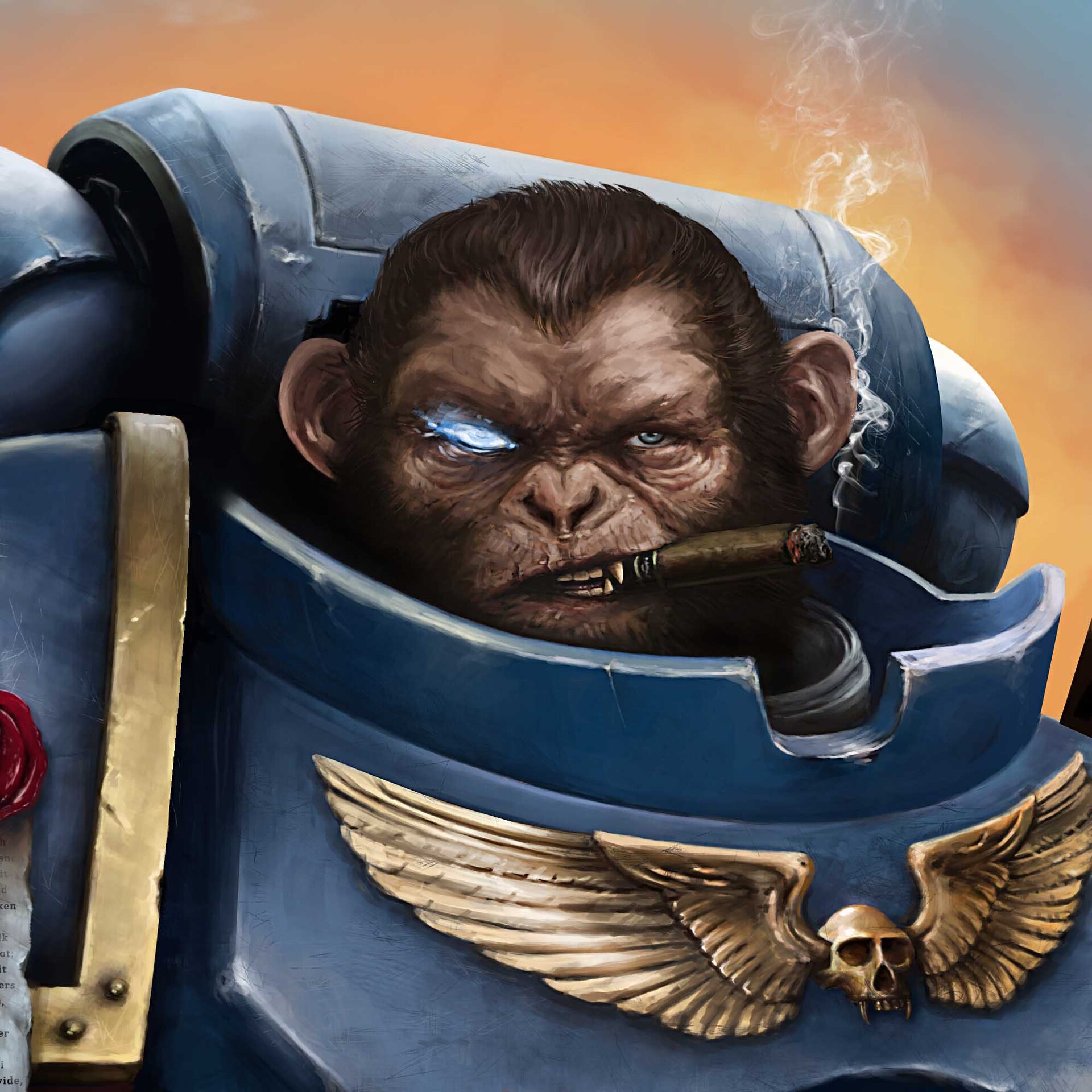 ArtStation - Monkey Meets Ultramarine