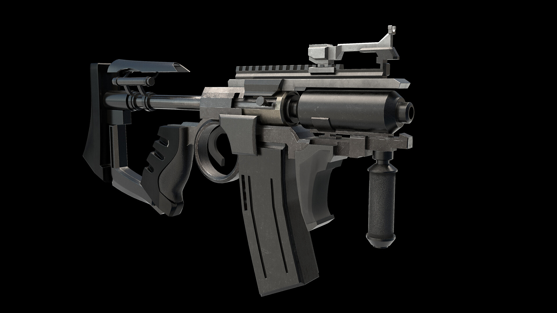 ArtStation - South African Assault Rifle