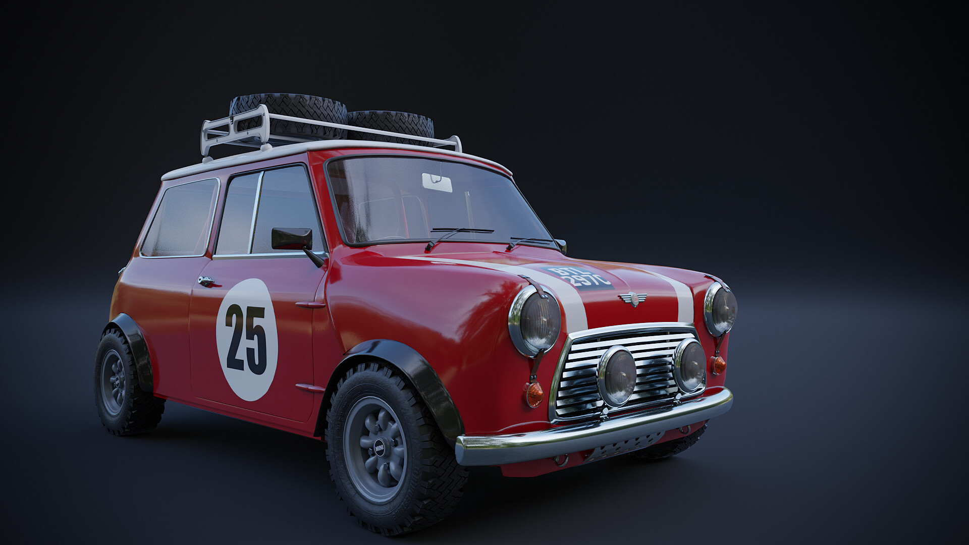 ArtStation - Classic Rally Mini Cooper