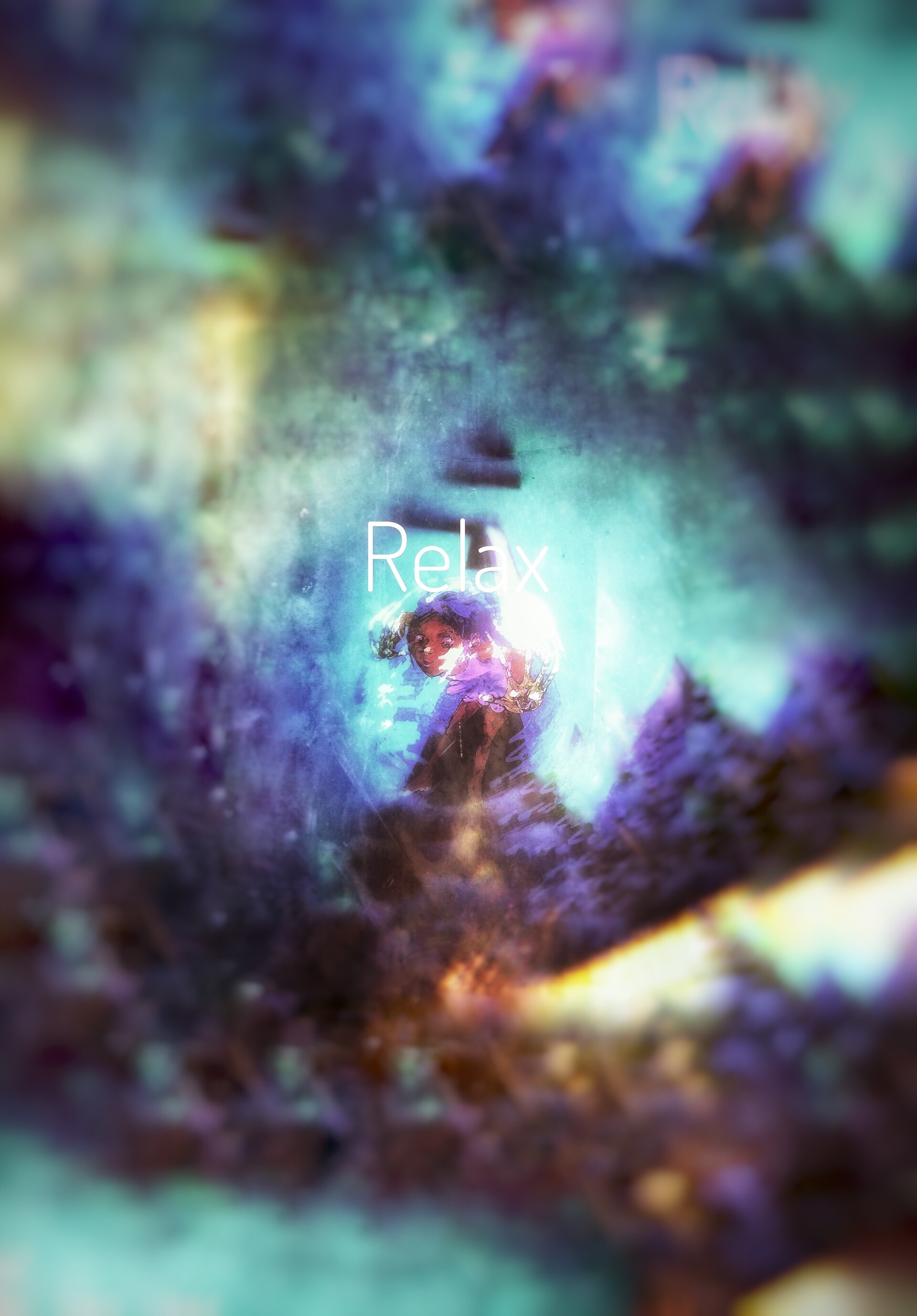 ArtStation - Relax Bubble Girl