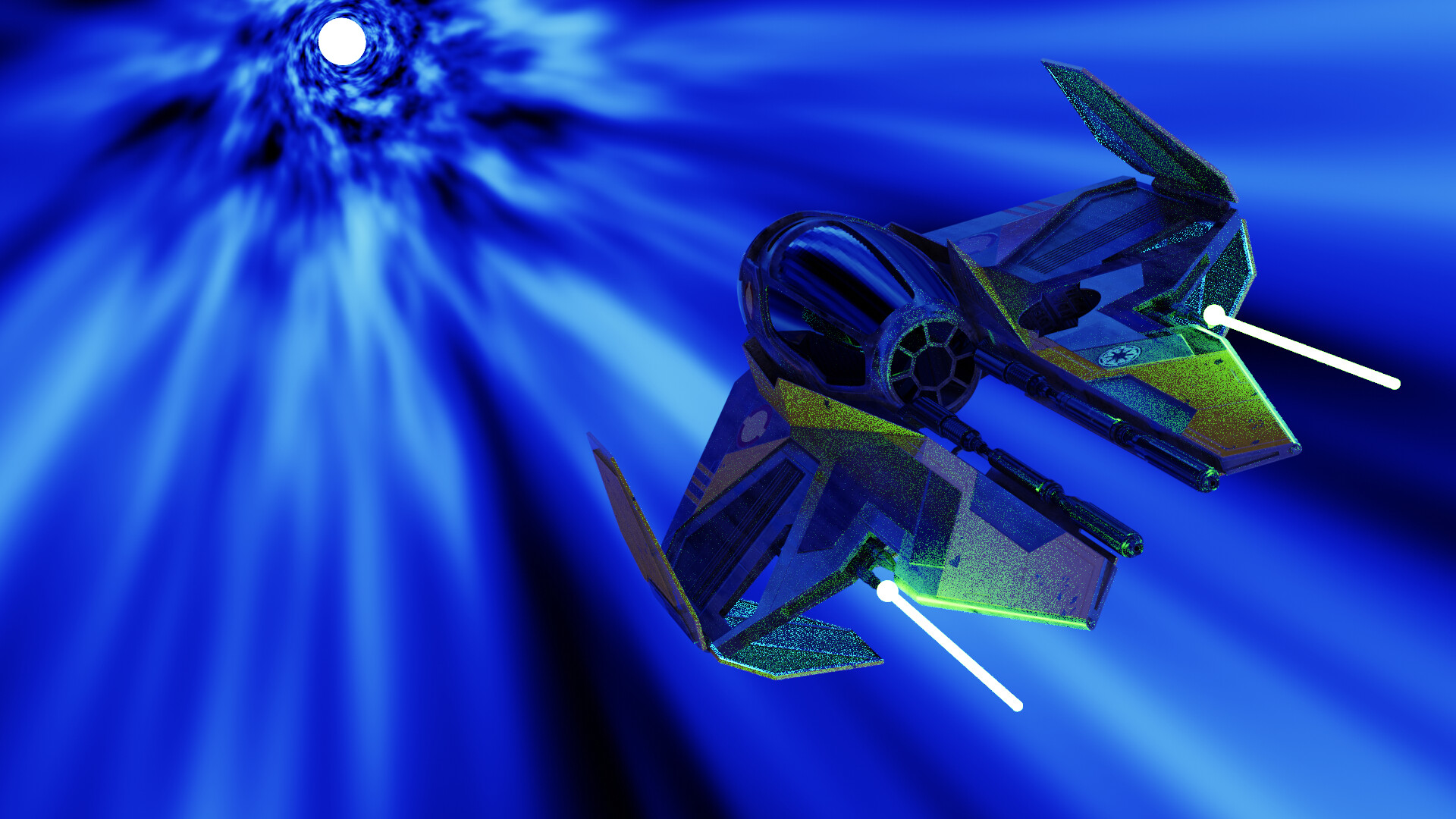 ArtStation - Anakin's Starfighter HyperSpace