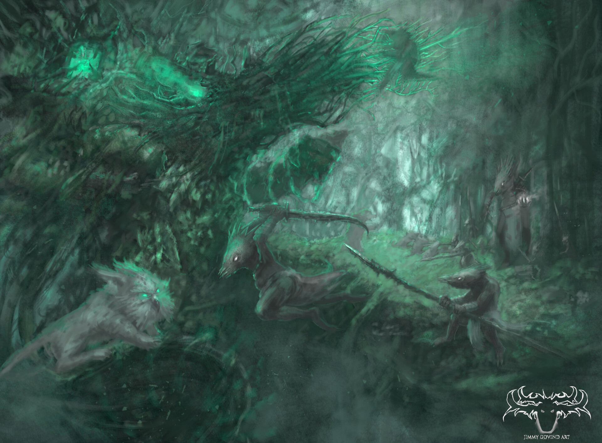 ArtStation - Forest Guardian Sketch 02