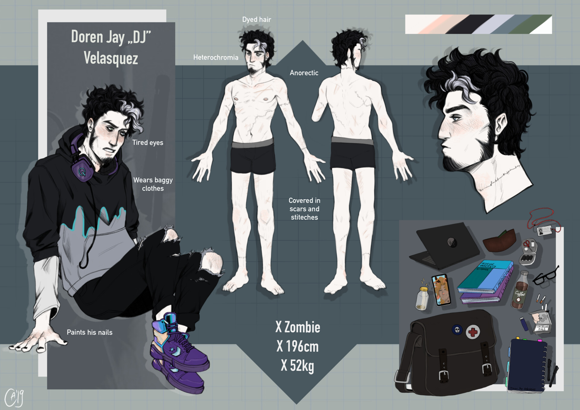 ArtStation - Character Sheet