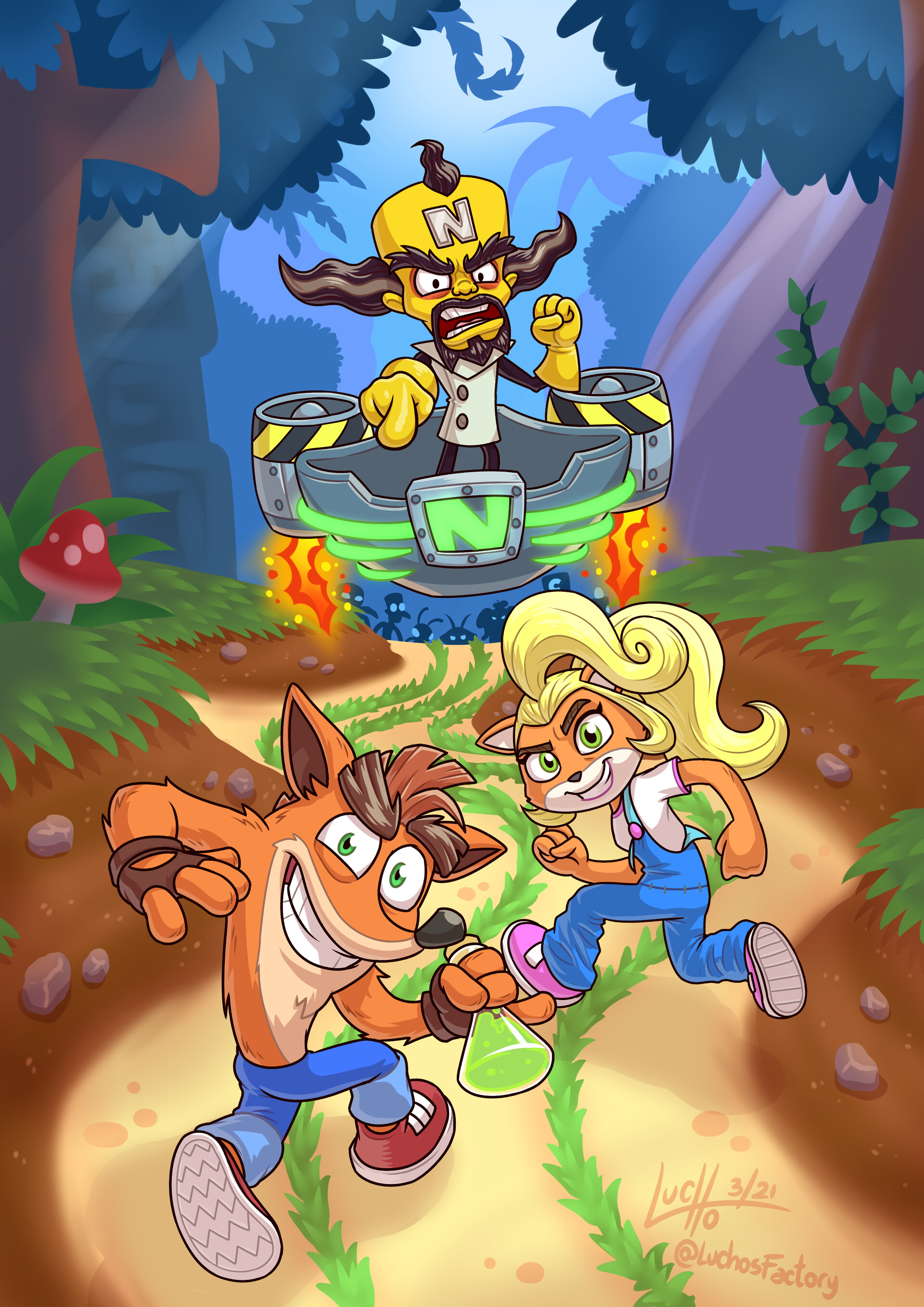 ArtStation - Crash On The Run [FAN ART]