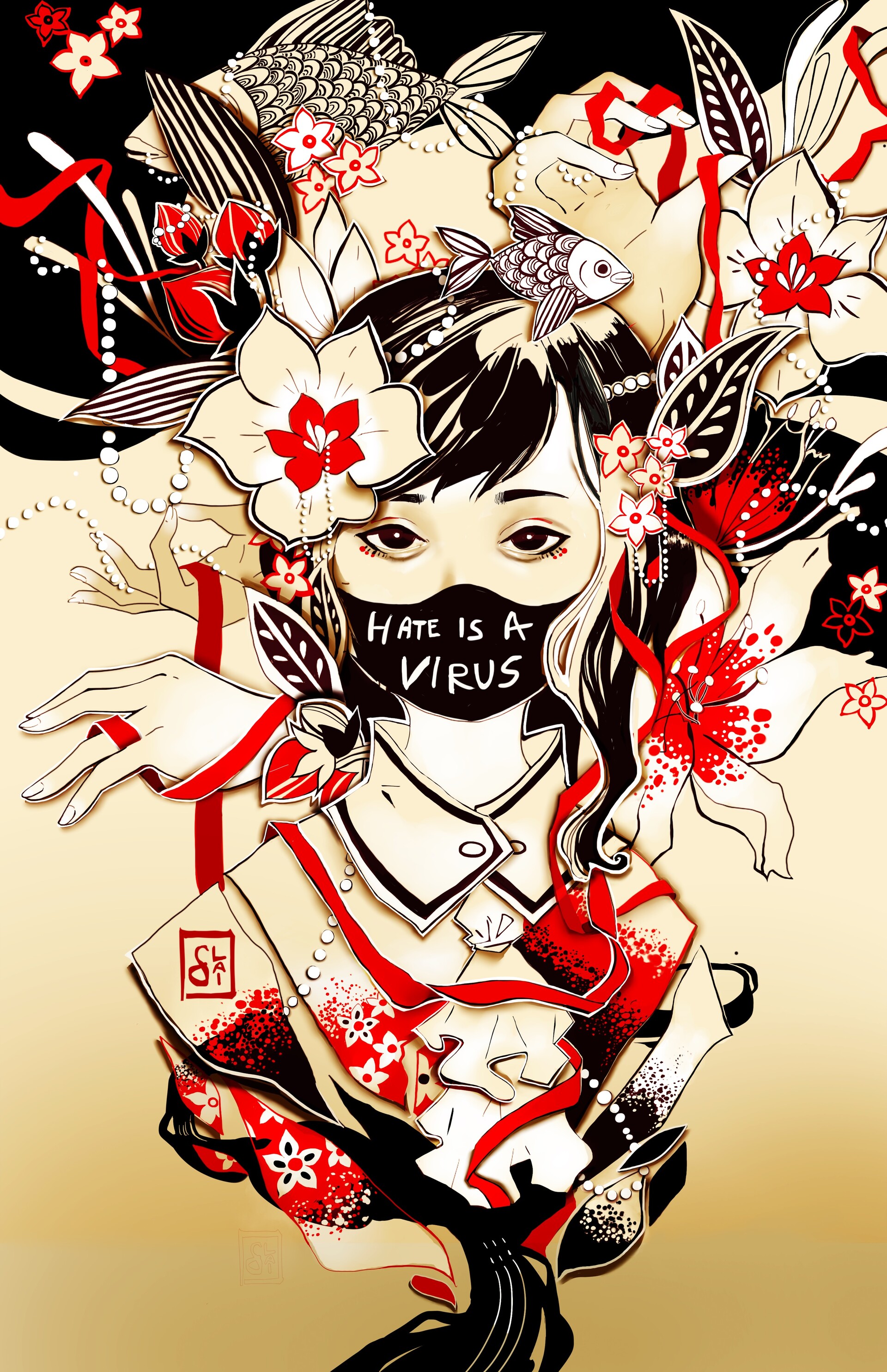 ArtStation - Hate Is A Virus