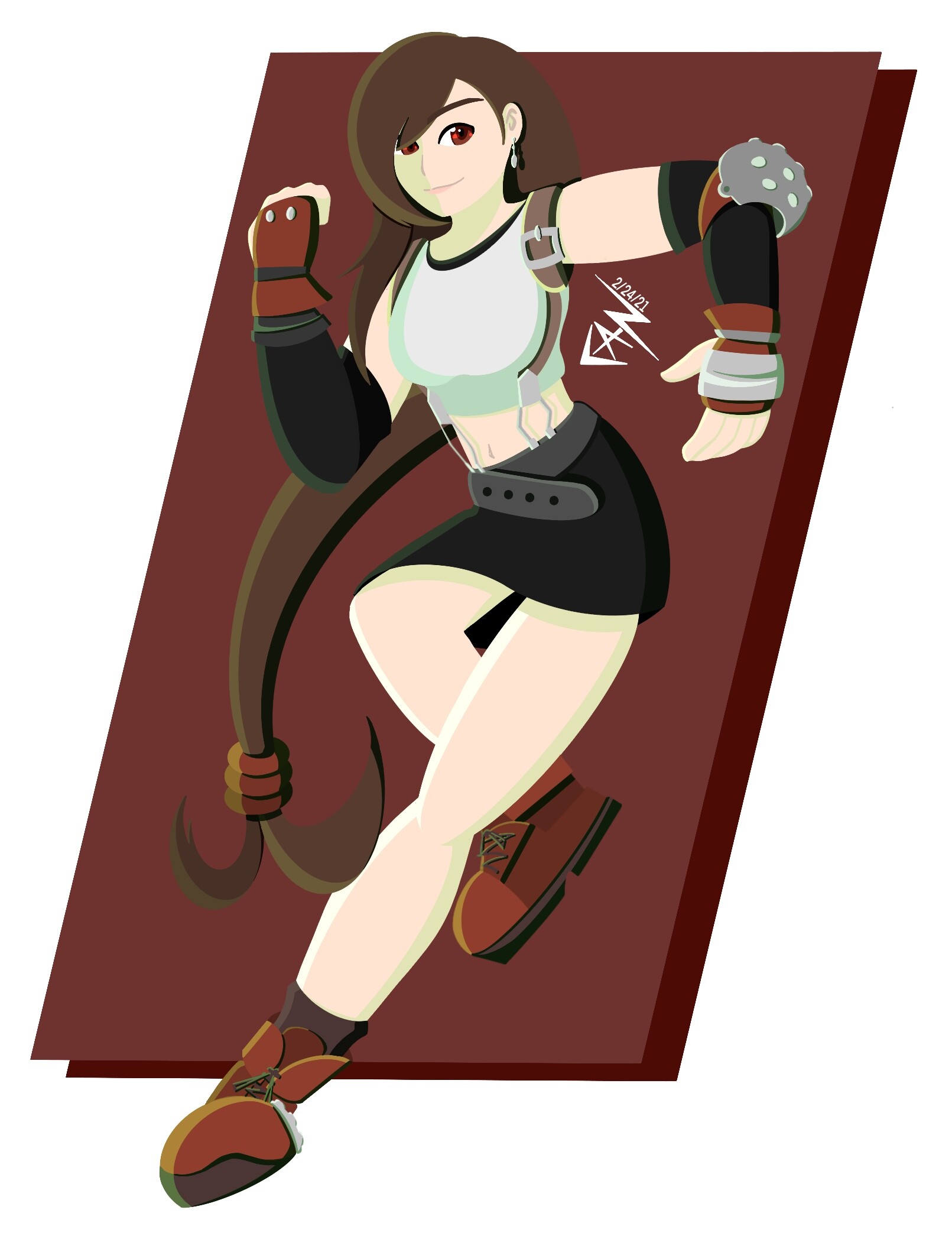 ArtStation - Final Fantasy VII - Tifa Lockhart