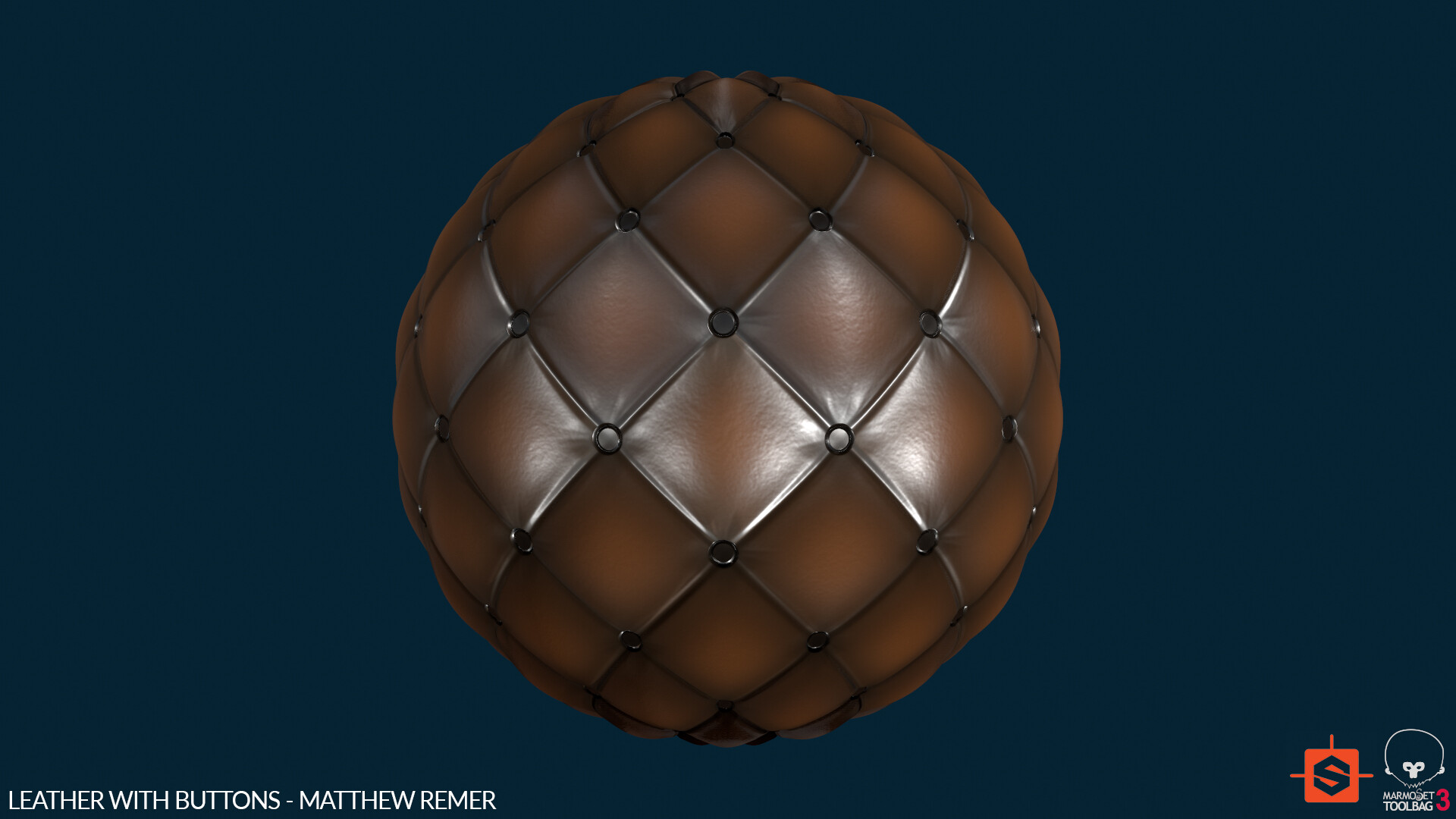 ArtStation - Leather with buttons