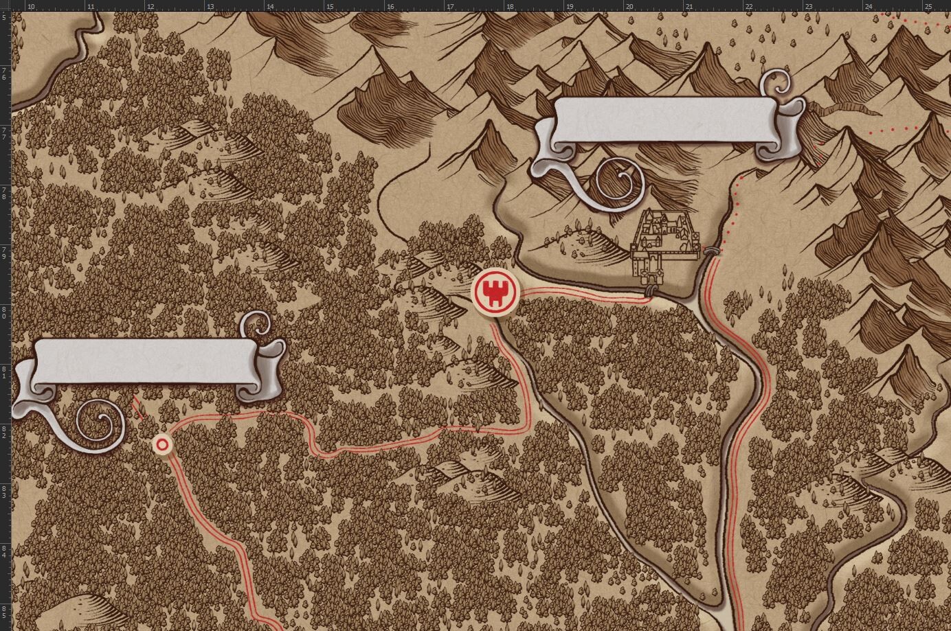 ArtStation - The Sunken Lands Map