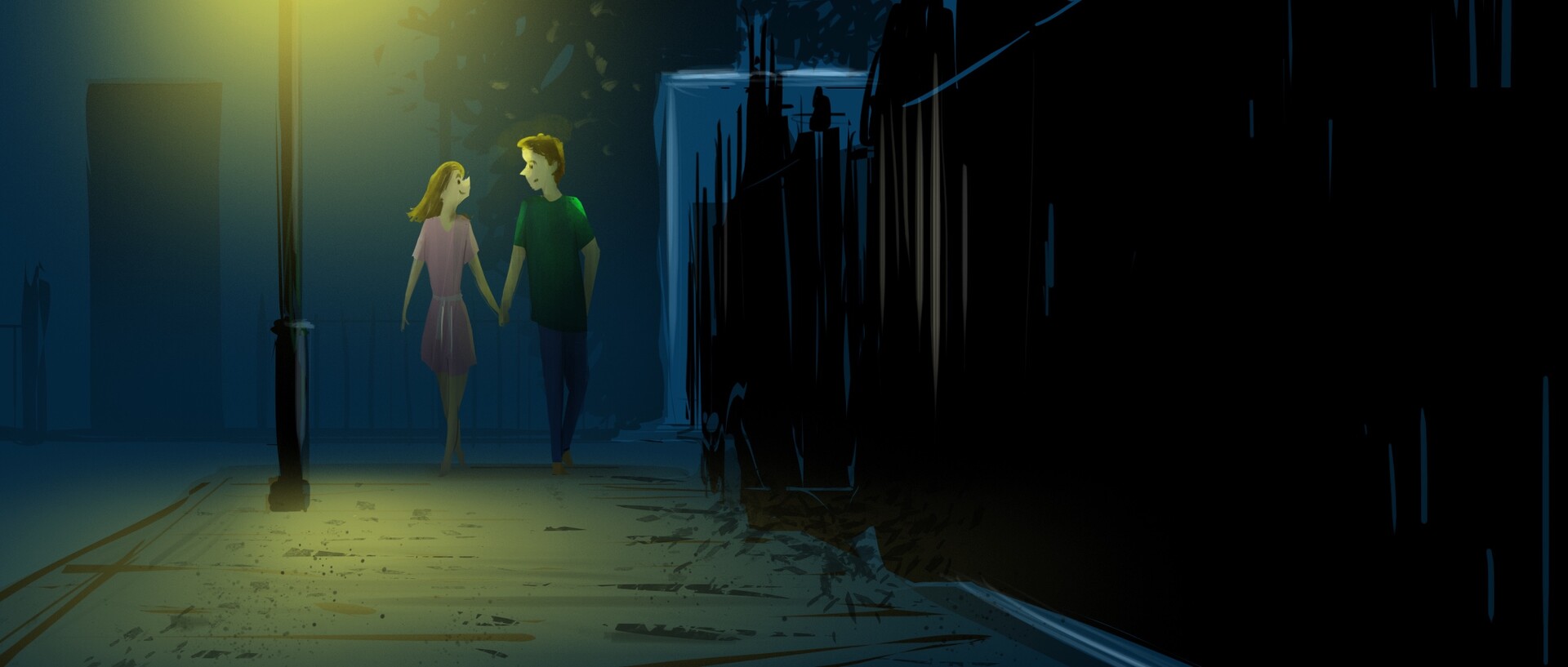 ArtStation - Night Walking