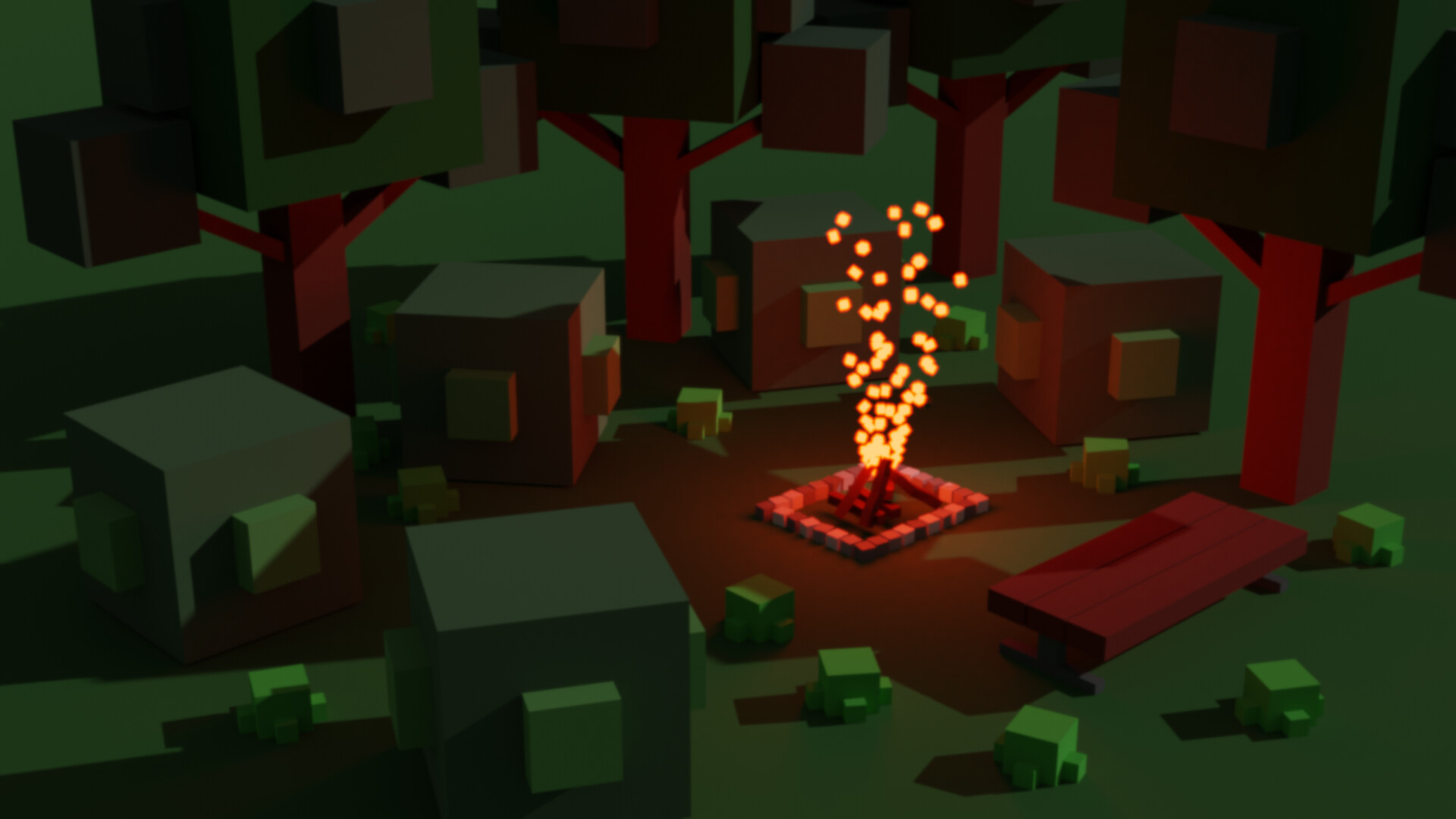 Ghost_910705 - Low Poly Tree Scene