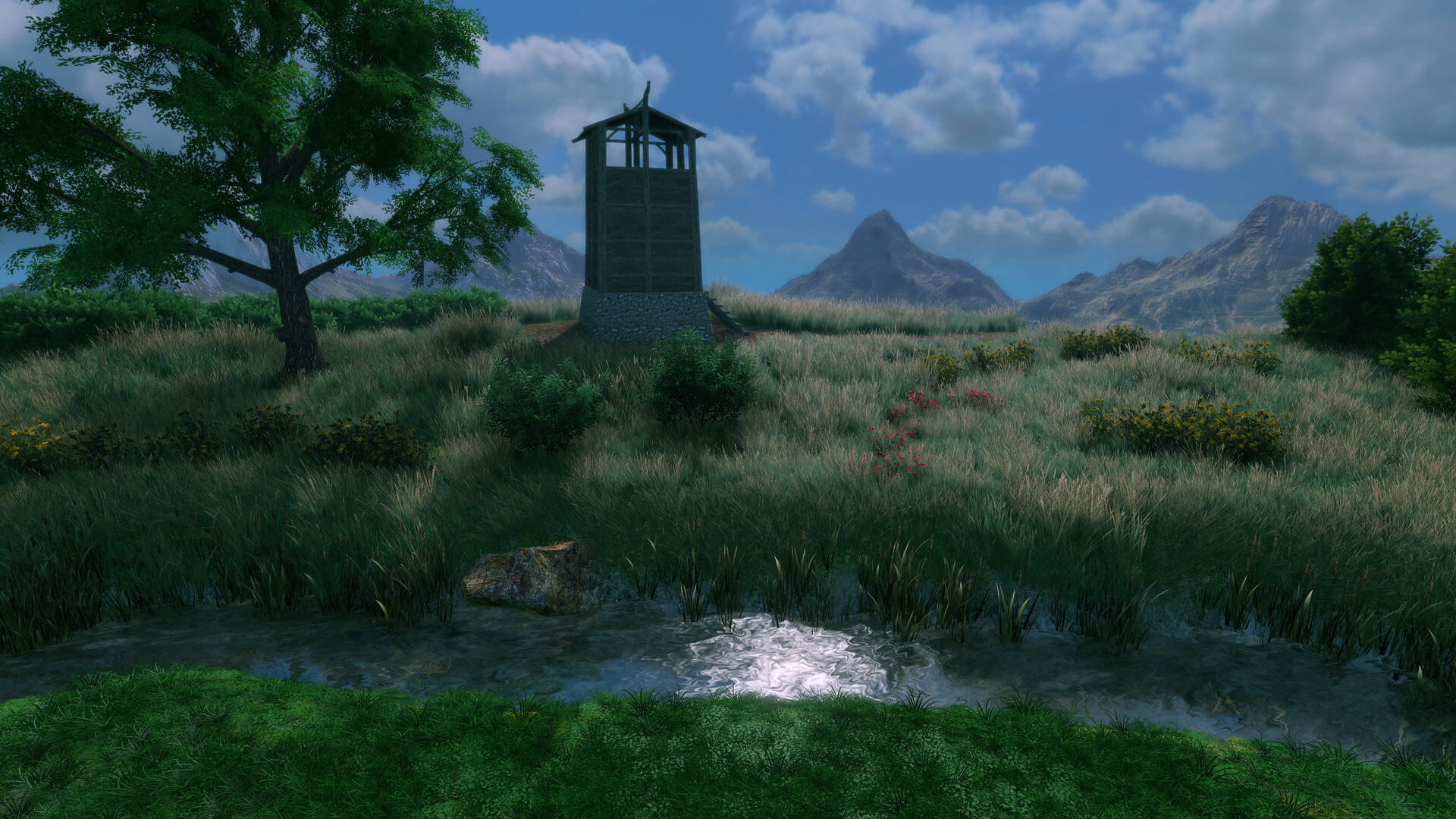 ArtStation - Tower in a Field