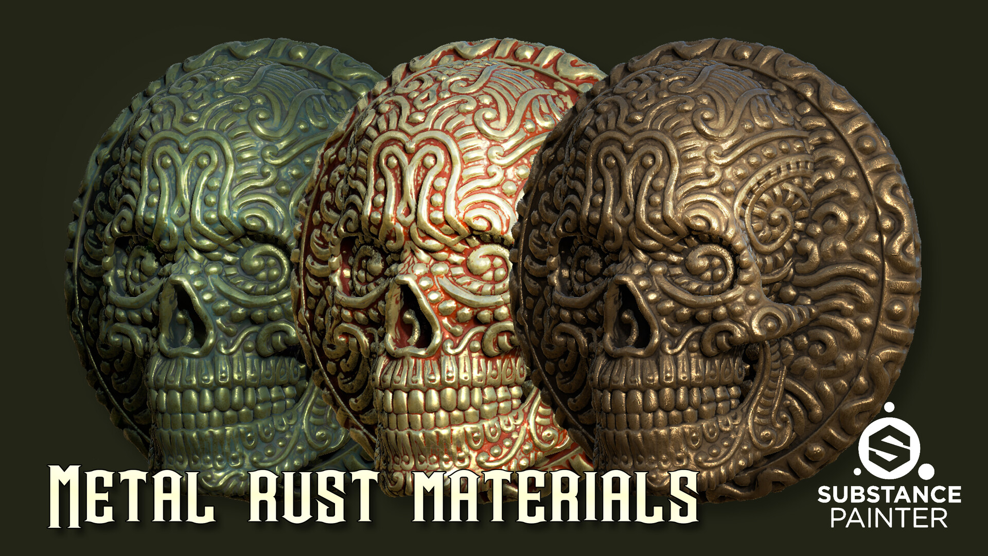 ArtStation - Metal rust materials
