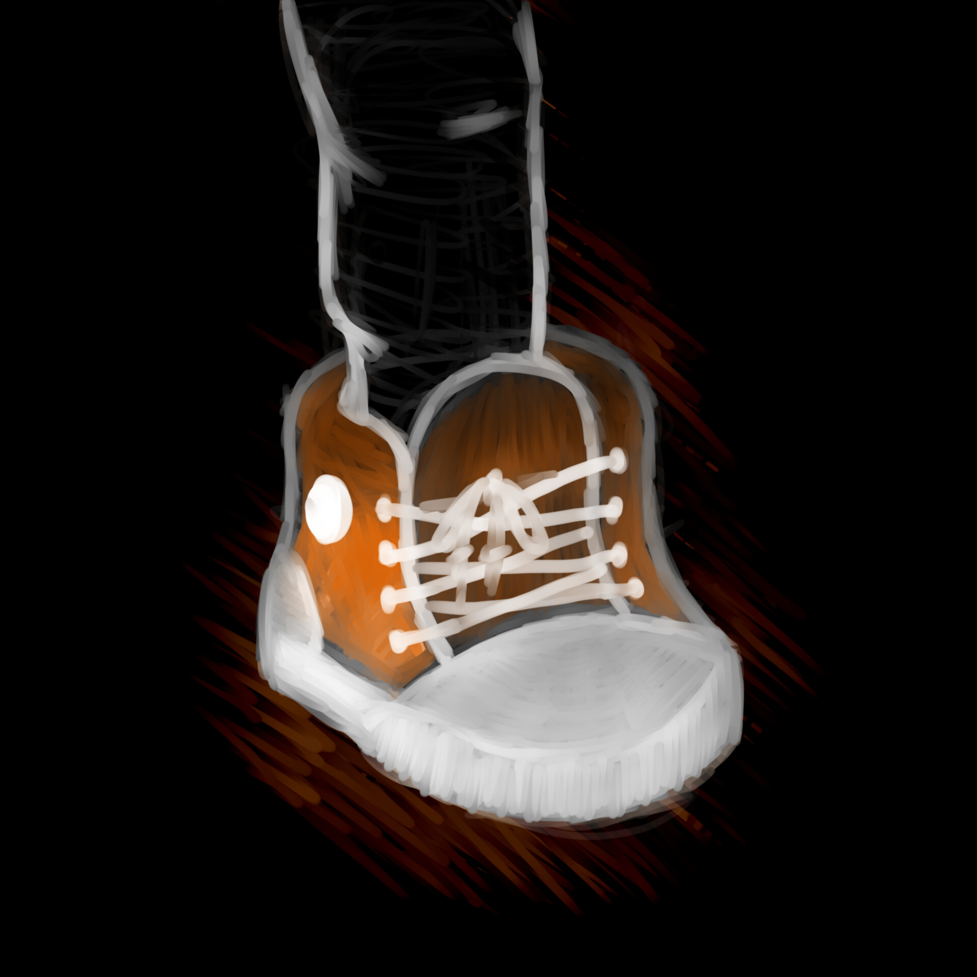 ArtStation - CHARACTER PRACTICE (ORANGE SHOE)