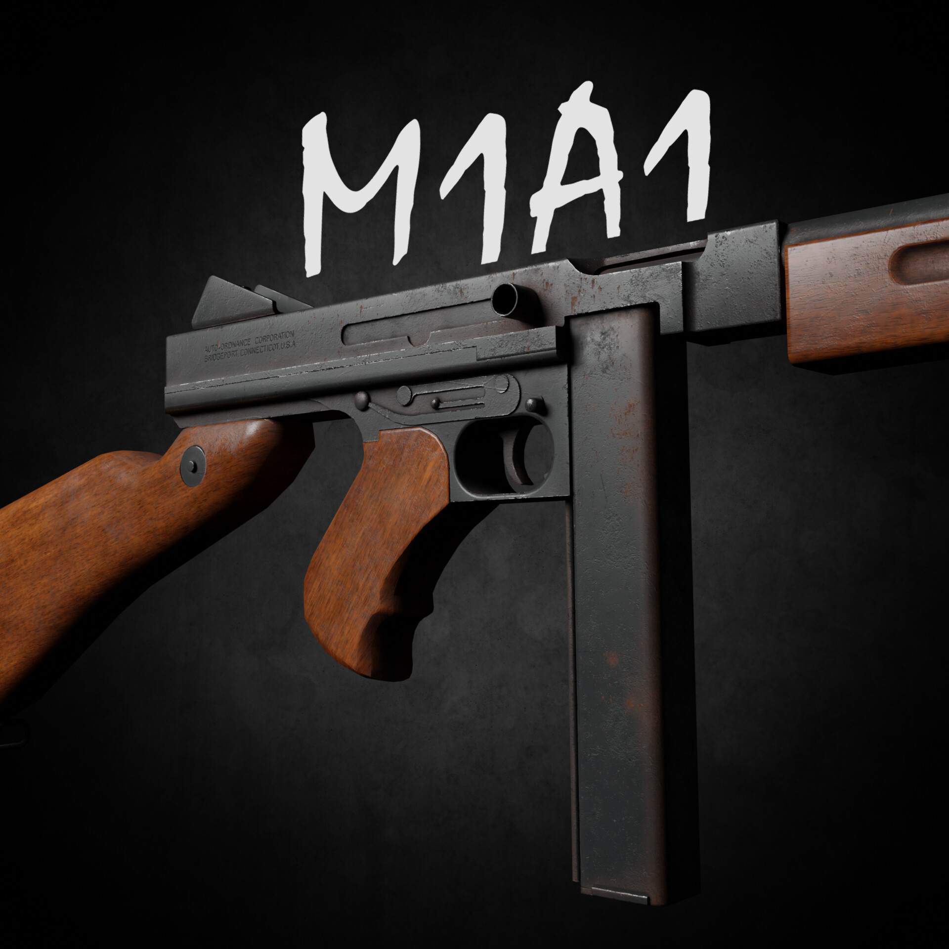 ArtStation - Thompson M1A1