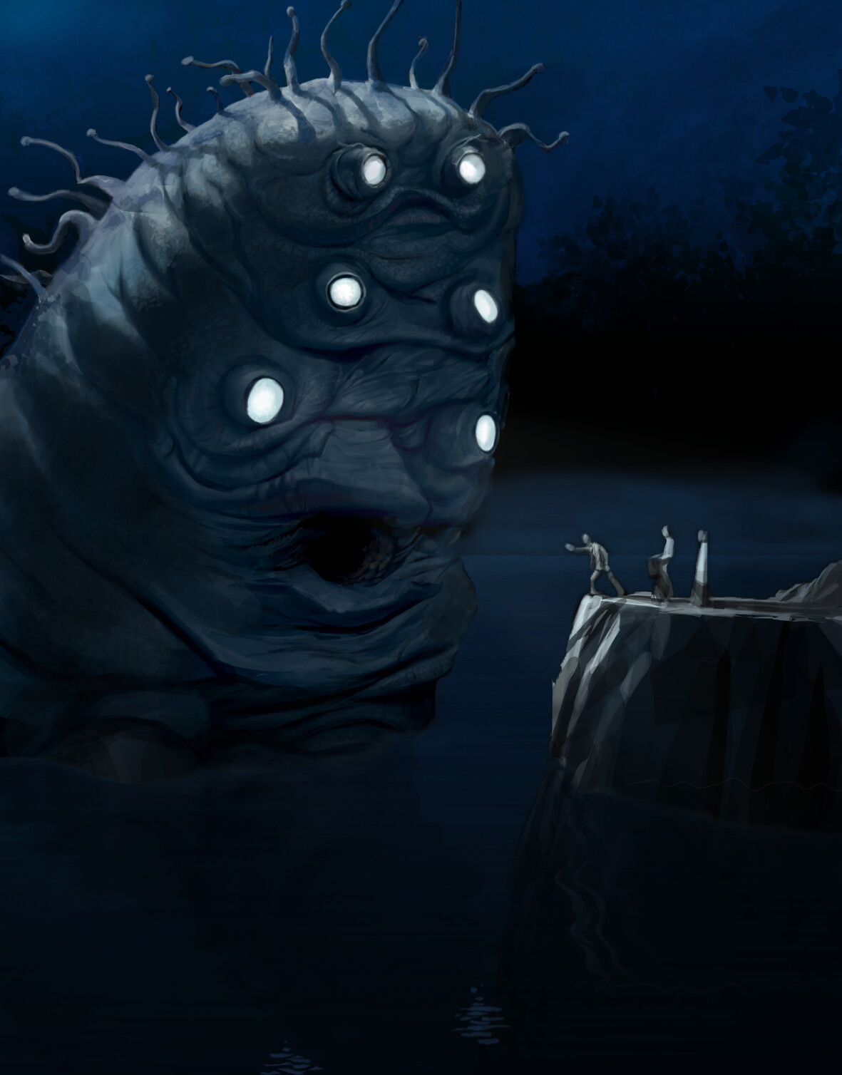 Steven Ekholm - The Greater Aquatic Bog Maggot finally smells his treat