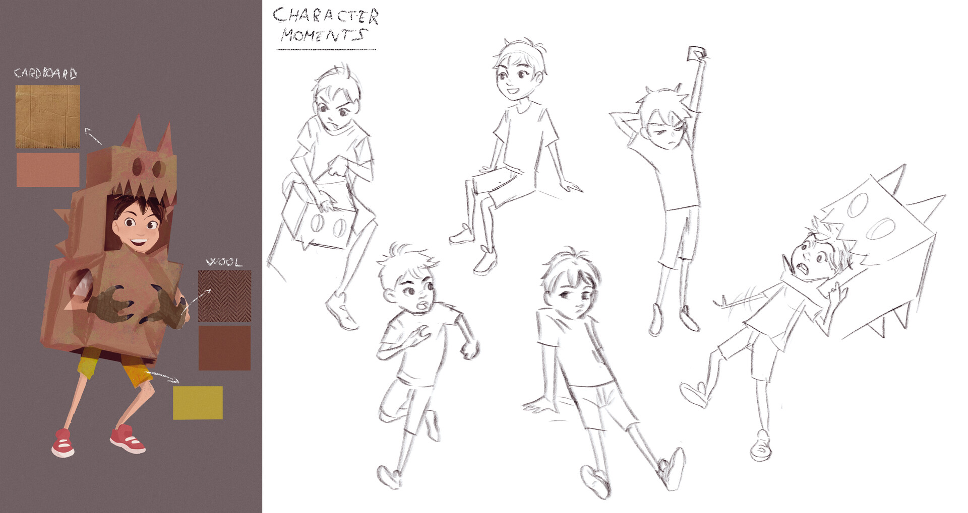 ArtStation - Character Design+Poses and Turnaround