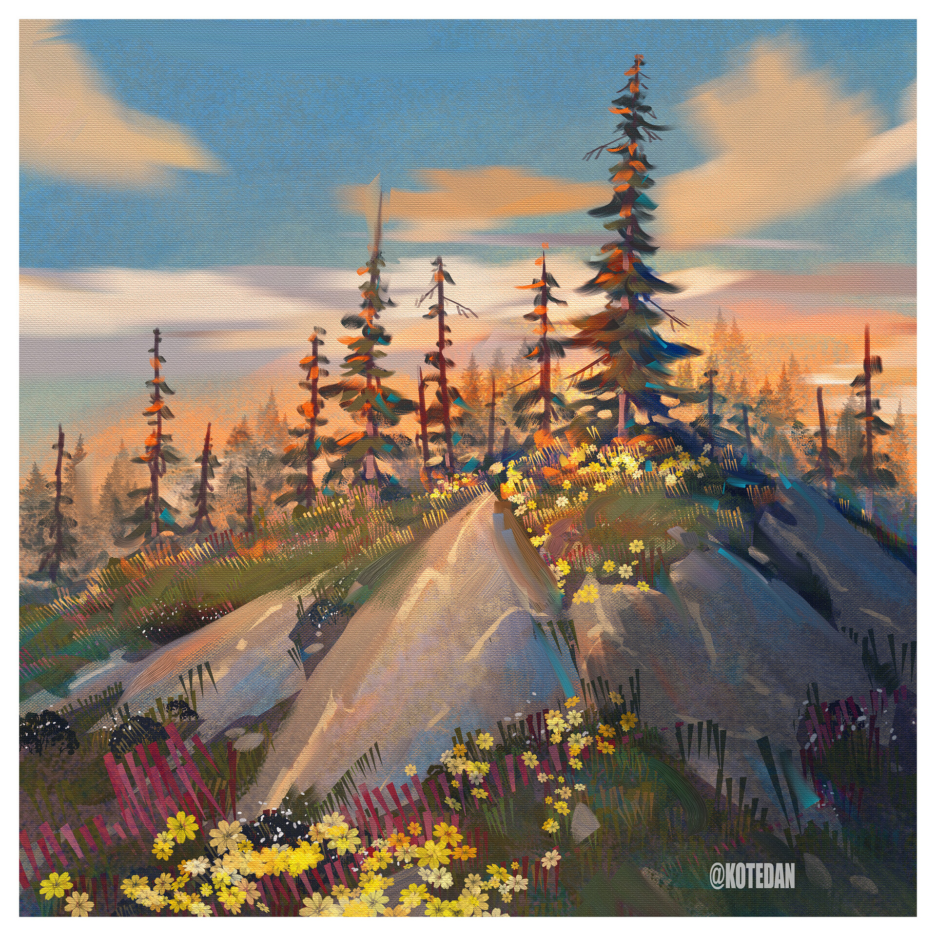 ArtStation - Nature sketch