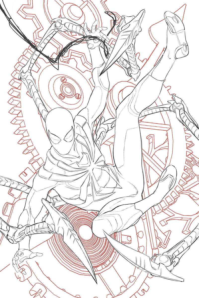 avengers iron spiderman coloring pages
