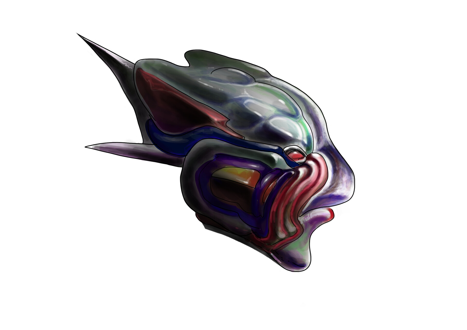 ArtStation - Alien head