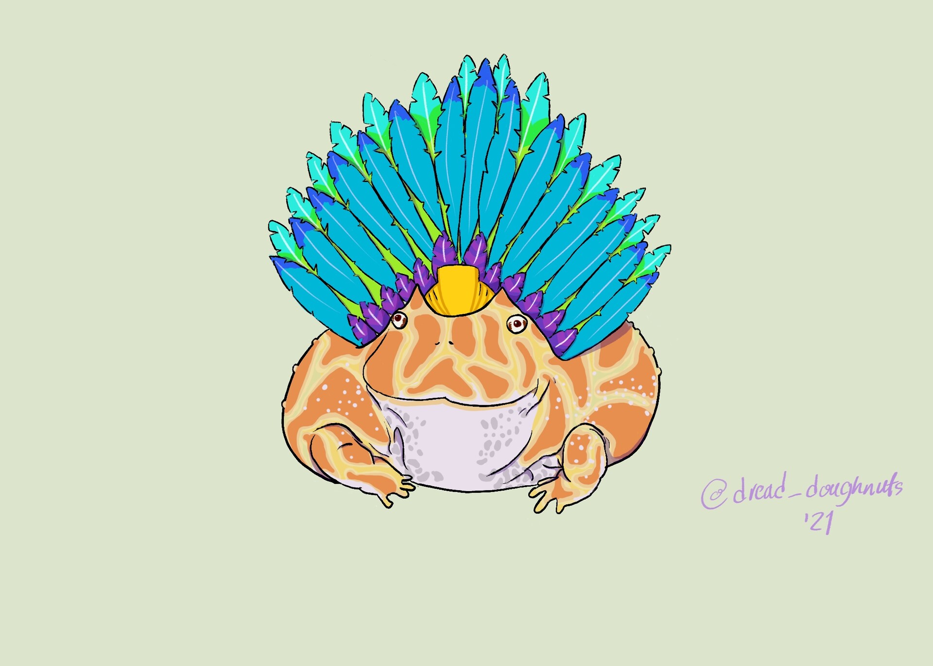 ArtStation - Pacman Frog Commission