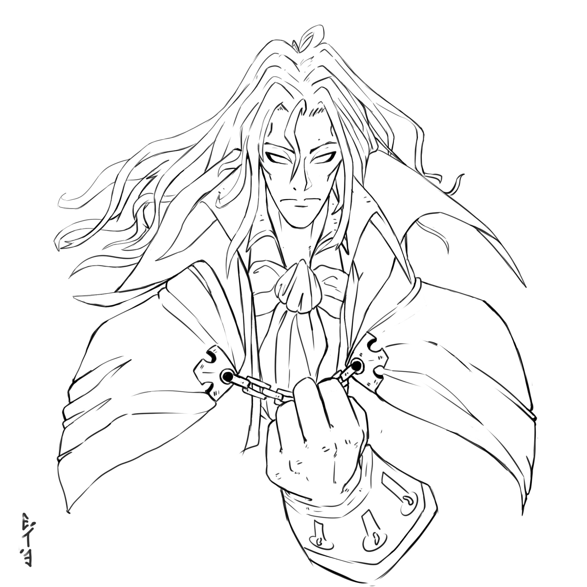 hellsing coloring pages