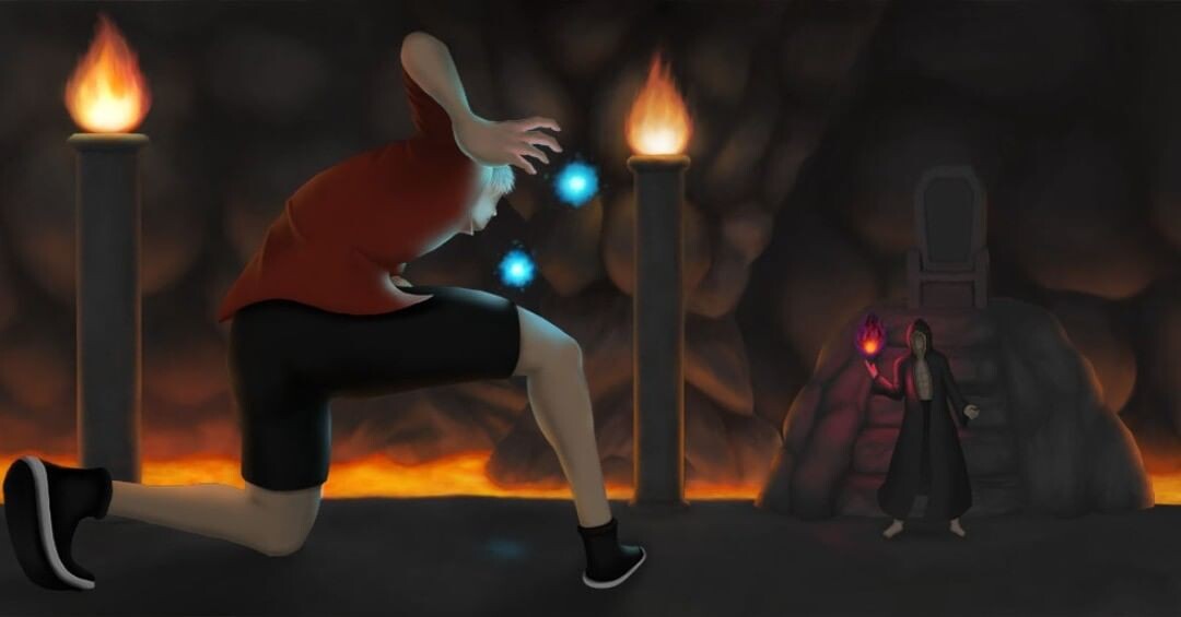 ArtStation - Pyromancer's Battle