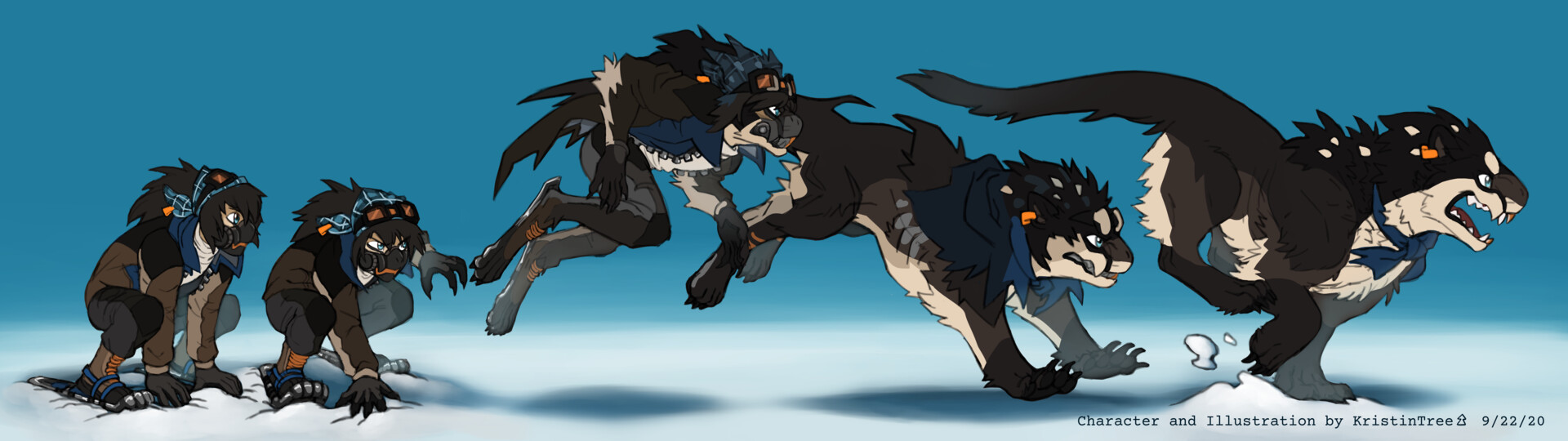 ArtStation - Lu Shapeshift to Chomer (9/22/20)