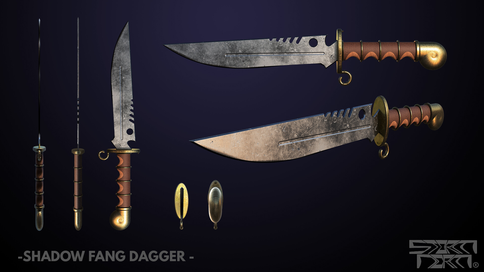 ArtStation - Shadow Fang Dagger