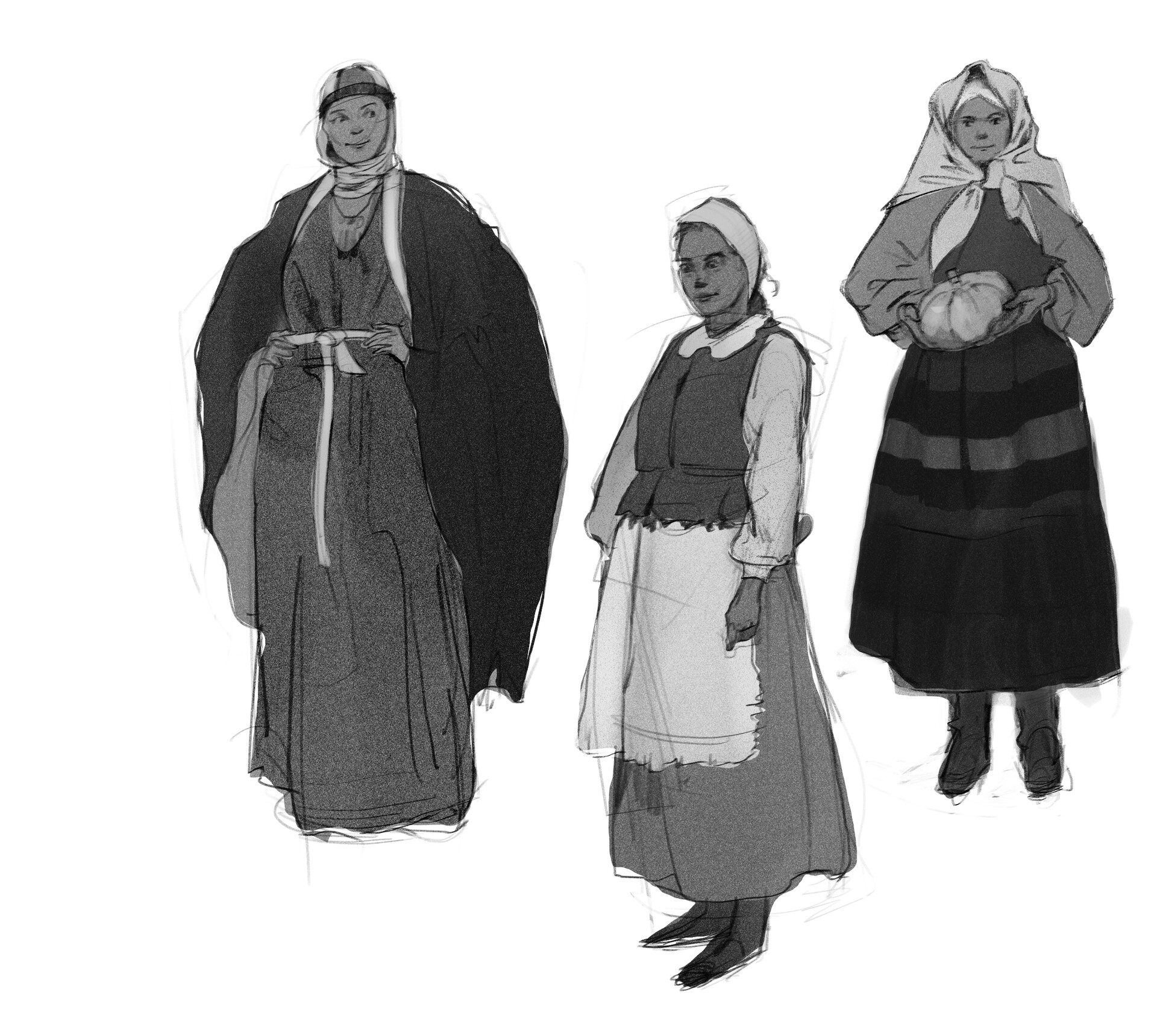 ArtStation - character drawing